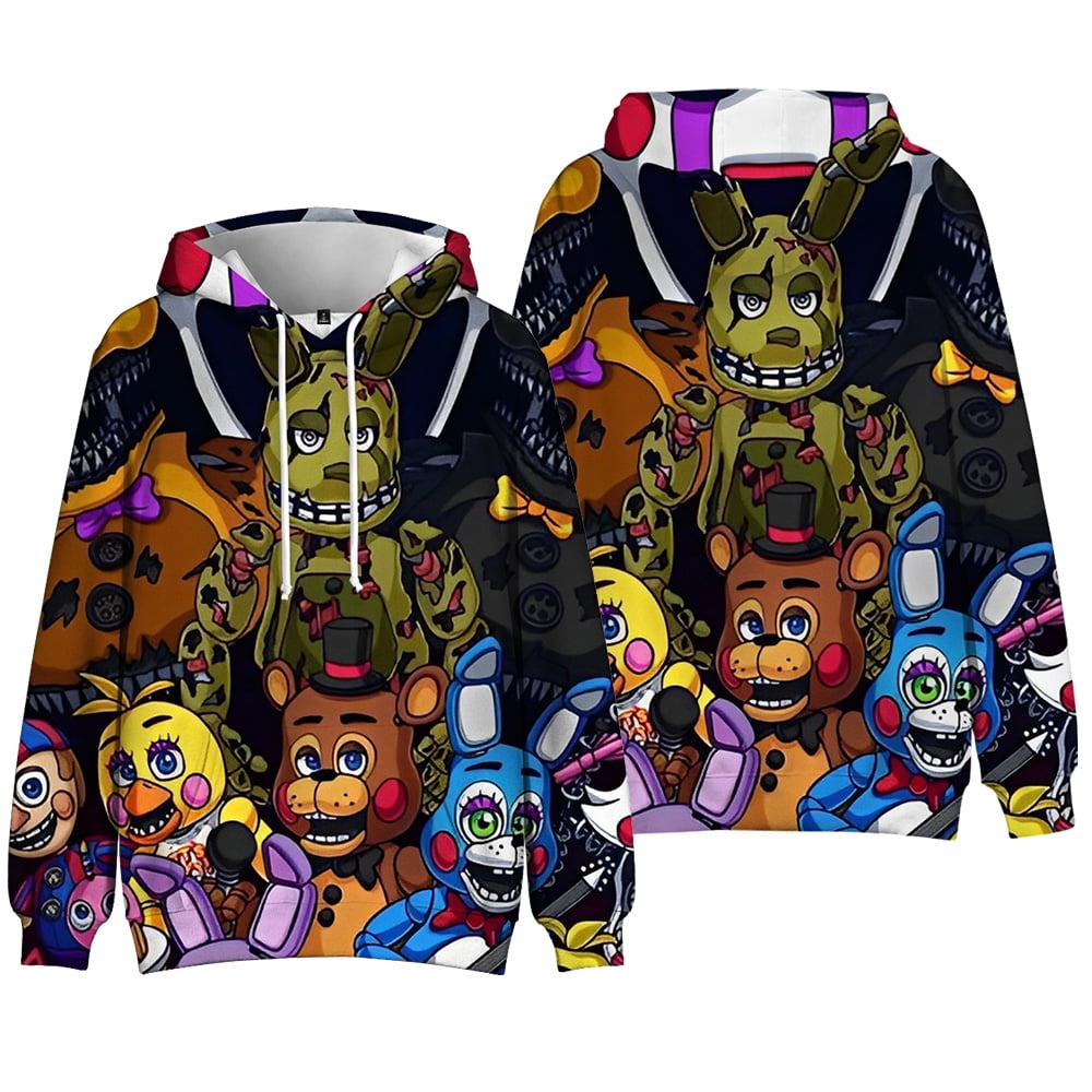 Five Nights at Freddy's 3D Merch Harajuku hoodie Women/Men Hoodie ...