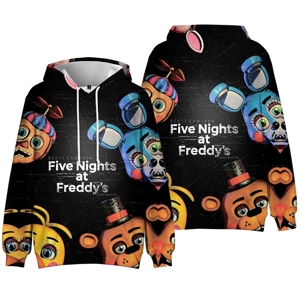 Five Nights at Freddy's 3D Merch Harajuku hoodie Women/Men Hoodie ...