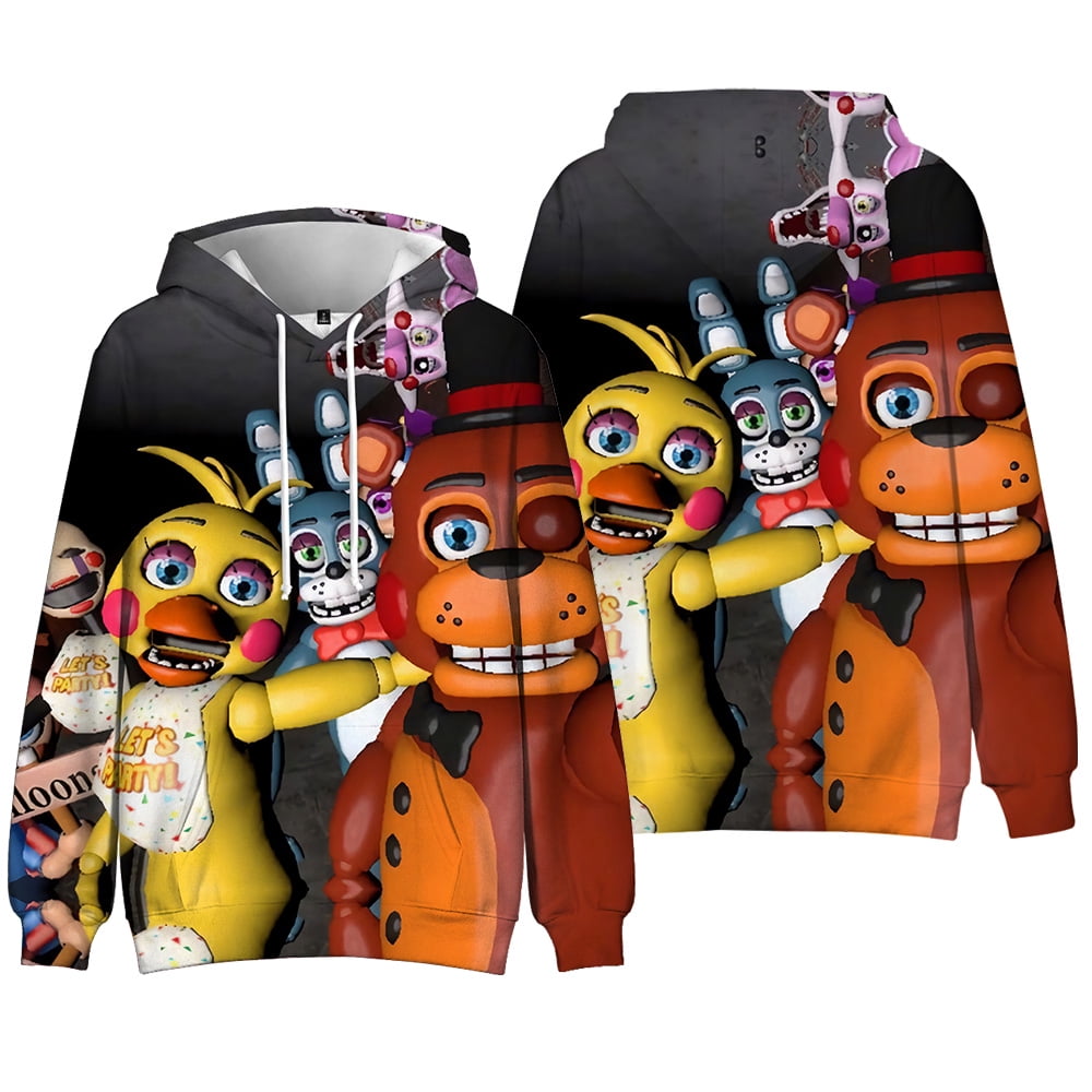 Five Nights at Freddy's 3D Merch Harajuku hoodie Women/Men Hoodie ...