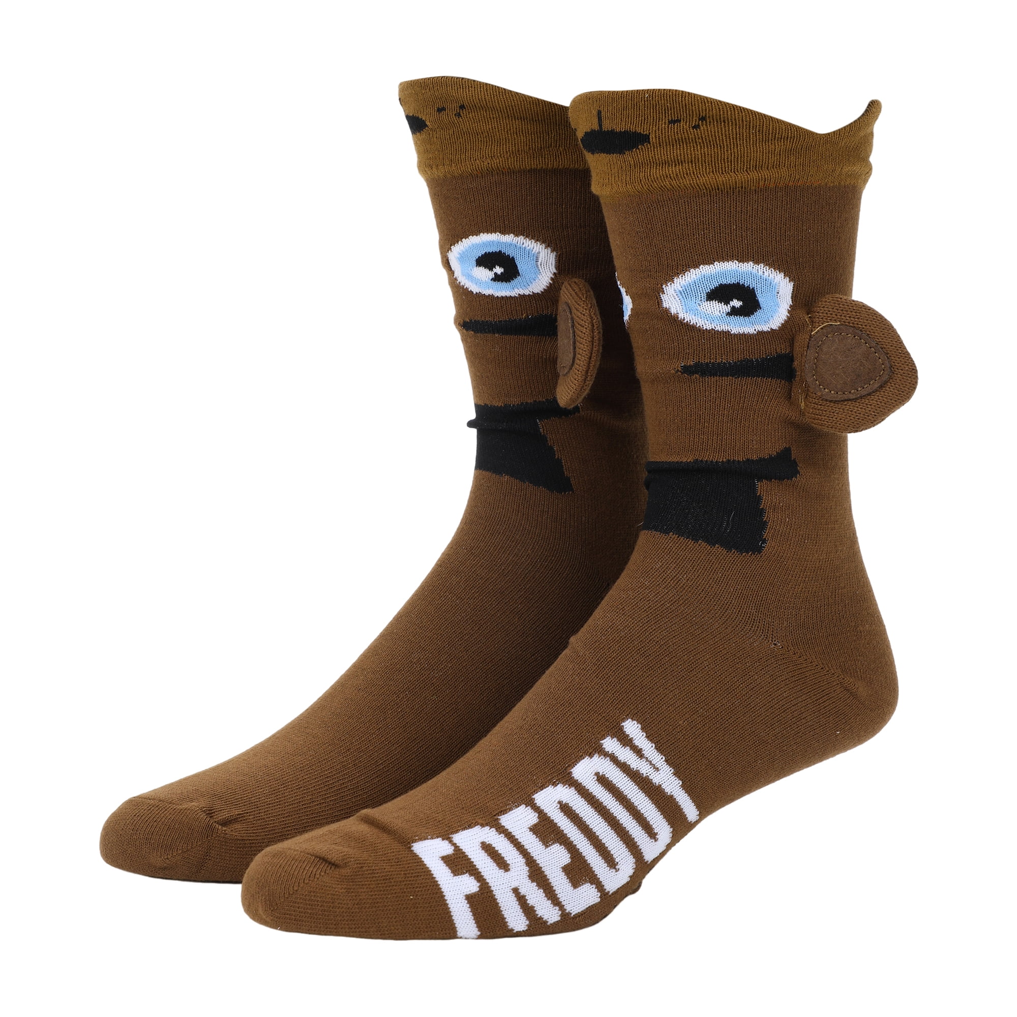 Five Nights at Freddy's 3D Plush Crew Socks - Walmart.com