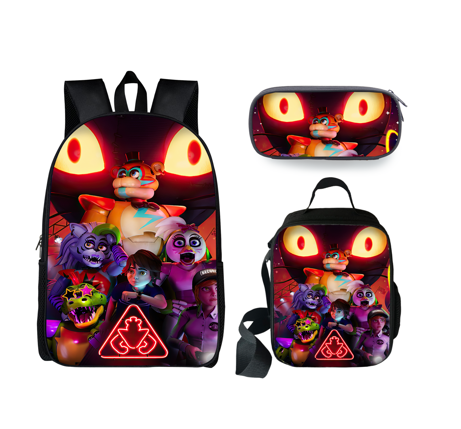 Five Nights at Freddy's 3Pcs Backpack 3D Printing Large Capacity ...