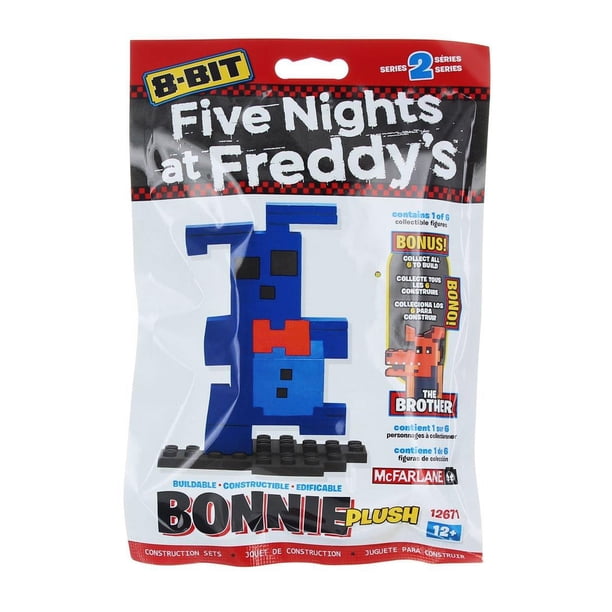 Five Nights at Freddy's 8-Bit Buildable Figure: Plush Bonnie - Walmart ...