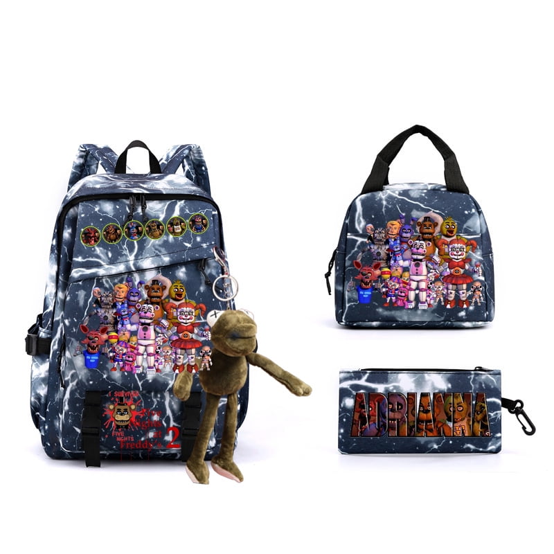 Five-Nights-at-Freddy's Anime Backpack Set 3 Pieces with Lunch Bag and ...