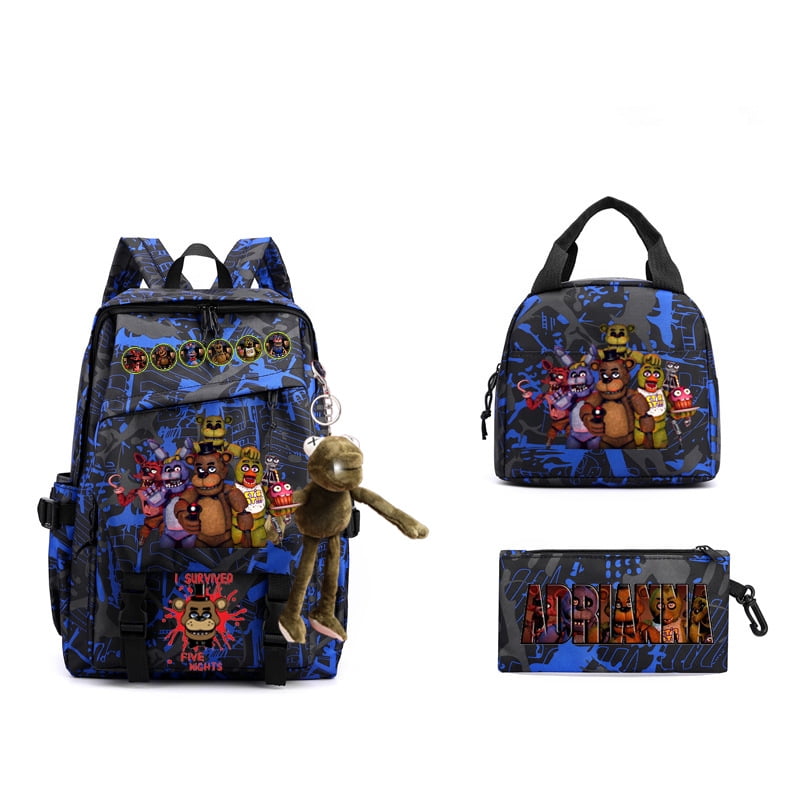Five-Nights-at-Freddy's Anime Backpack Set 3 Pieces with Lunch Bag and ...