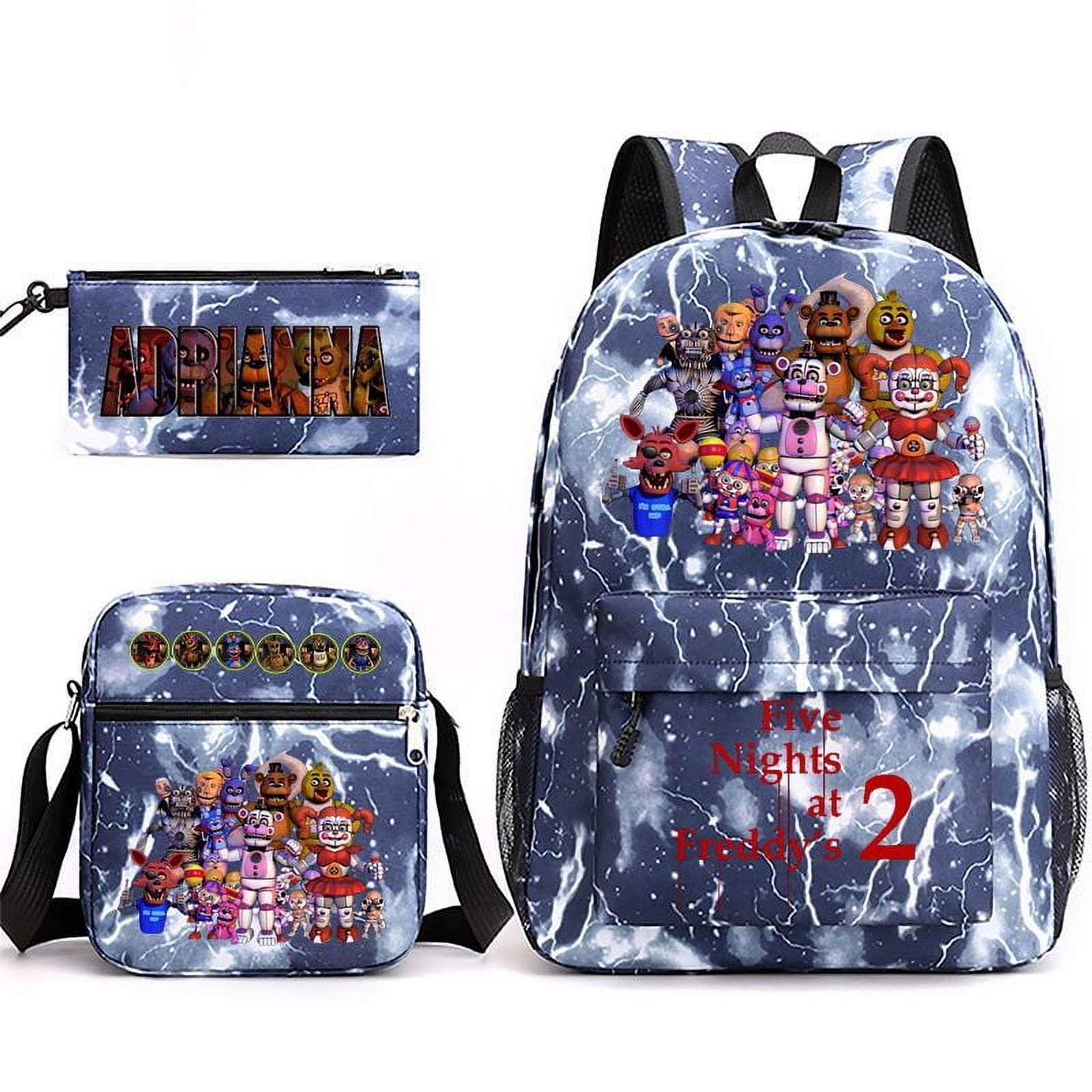 Five-Nights-at-Freddy's Anime Backpack Set 3 Pieces with Shoulder Bag ...