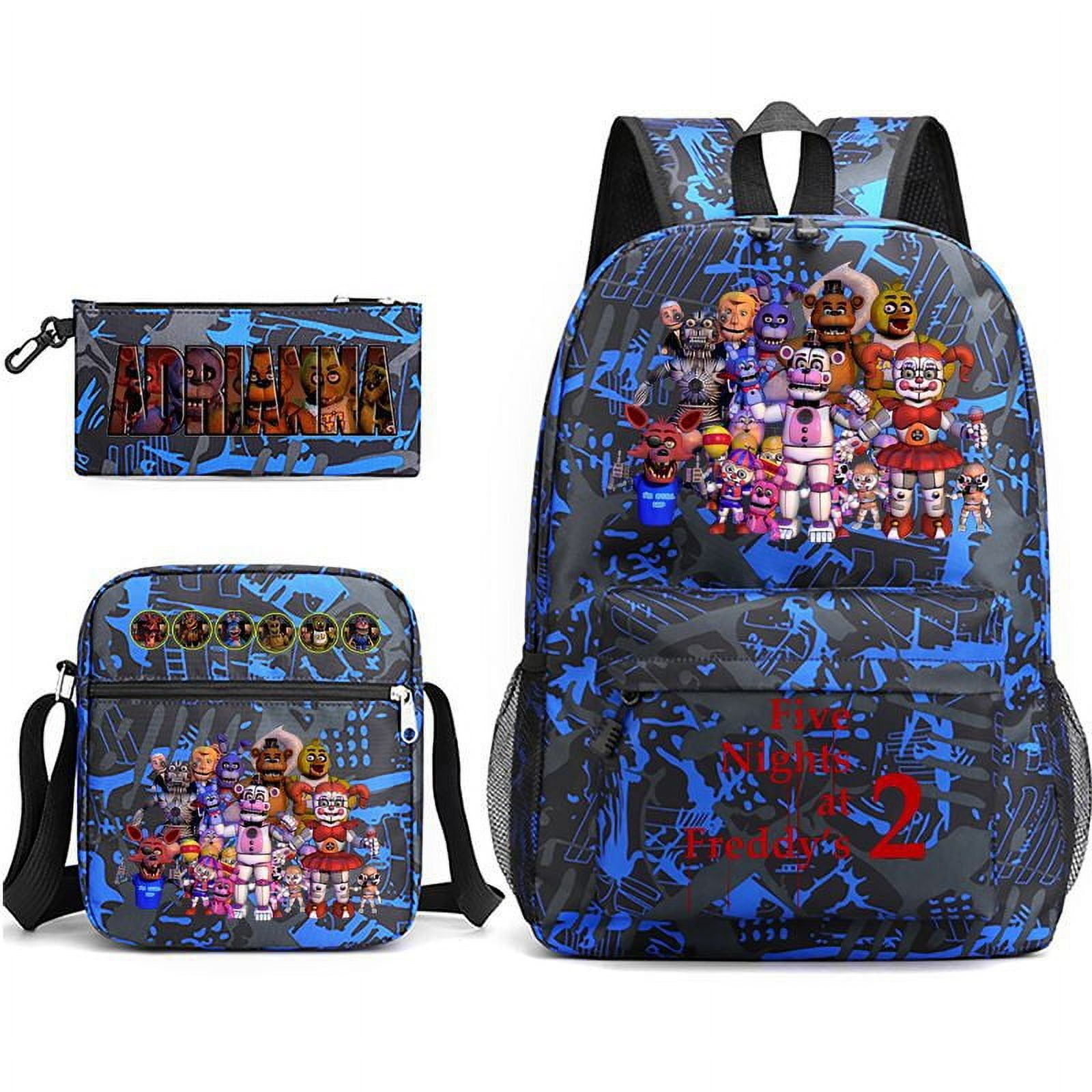Five-Nights-at-Freddy's Anime Backpack Set 3 Pieces with Shoulder Bag ...