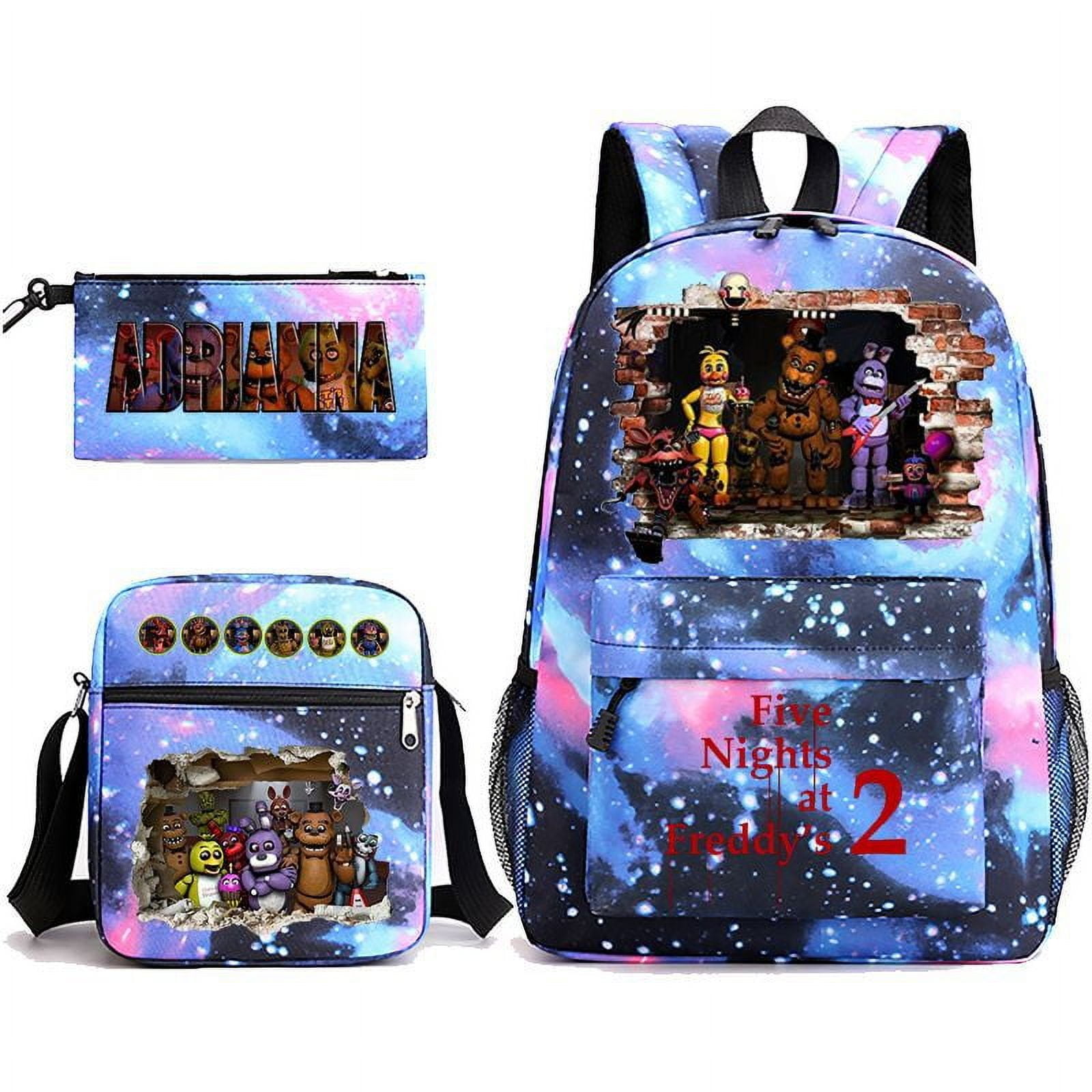 Five-Nights-at-Freddy's Anime Backpack Set 3 Pieces with Shoulder Bag ...