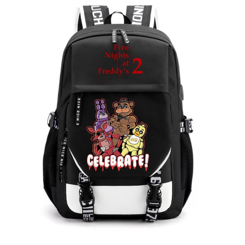Five Nights at Freddy's Anime Backpacks Cartoon Laptop Backpack Daypack ...