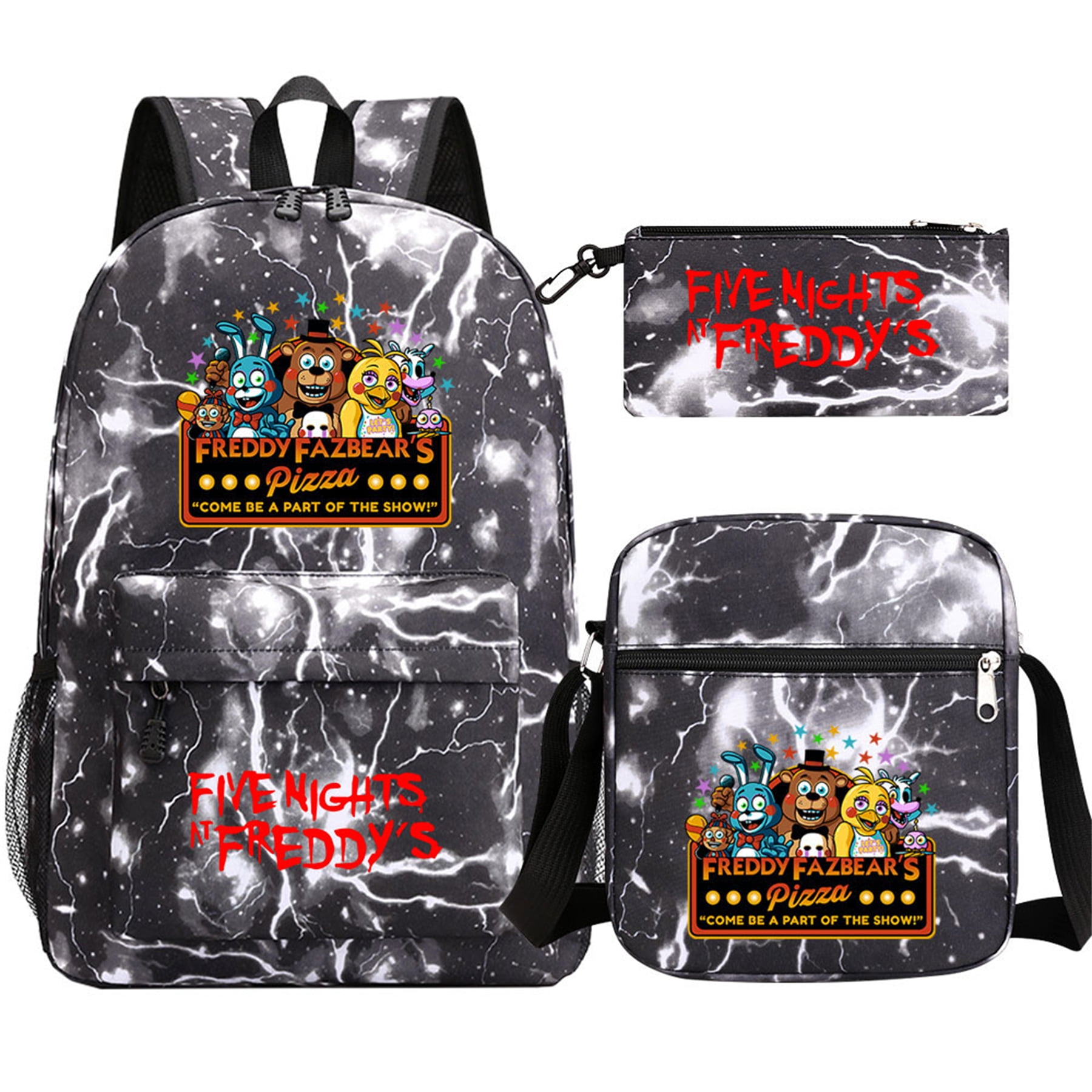 Five Nights at Freddy's Backpack Student 3 in 1 Schoolbag Set Large ...