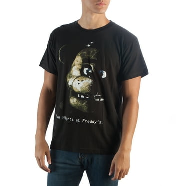 FNAF Film Style Group T-Shirt, Creepy Animatronics Chica Bonnie Freddy ...