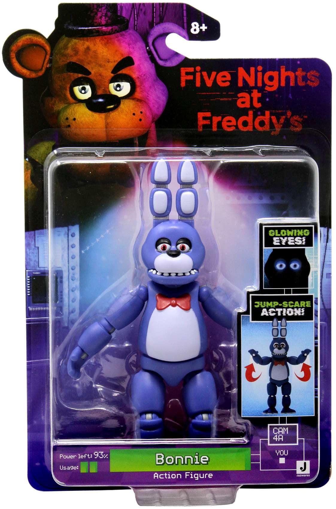 Five Nights at Freddy's Bonnie Action Figure [with Glowing Eyes & Jump ...