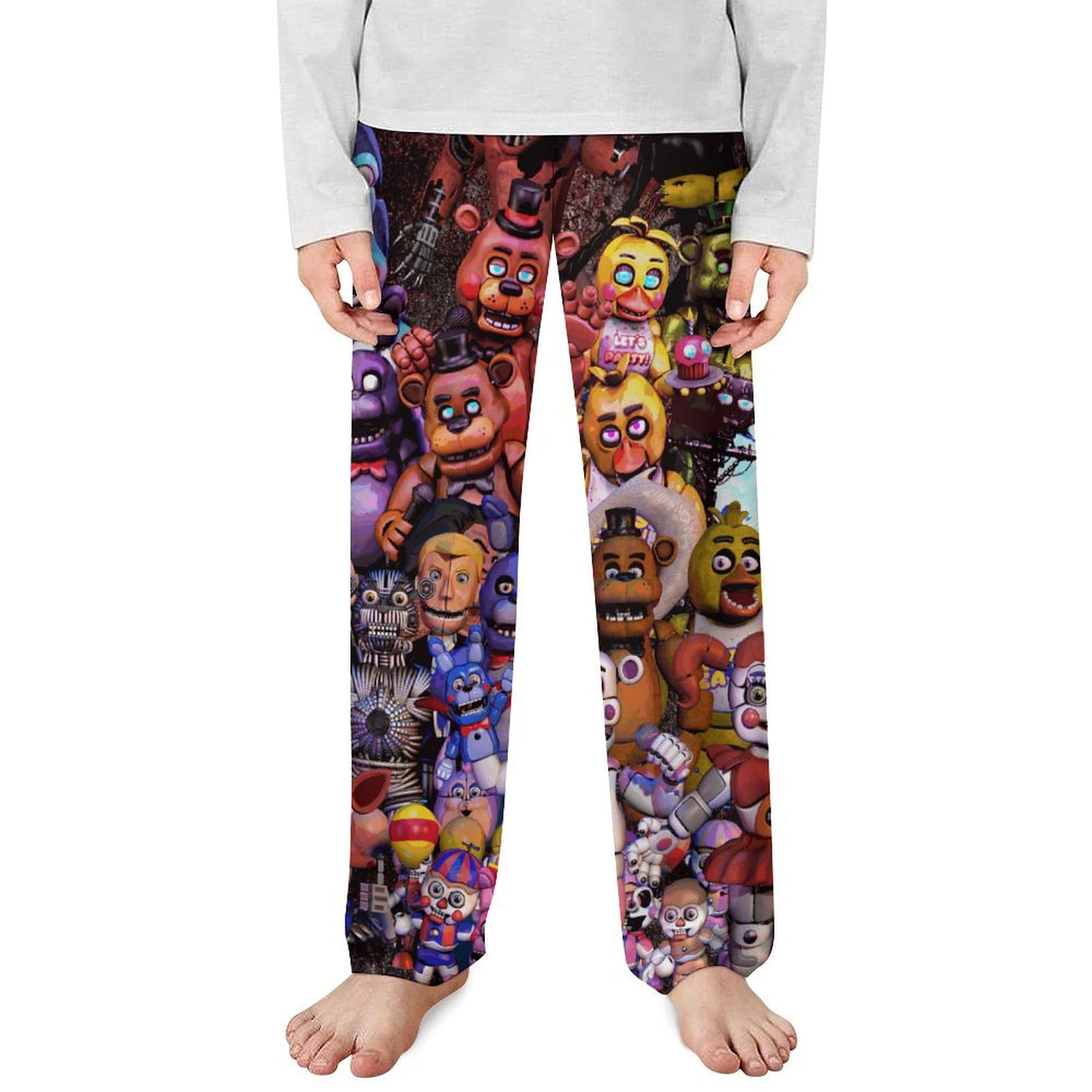 Five Nights at Freddy's Boys Cartoon Straight Pajama Pants 150CM - Walmart.com