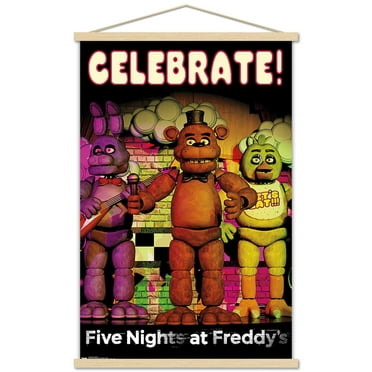 Five Nights at Freddy's - Celebrate Wall Poster, 22.375" x 34 ...