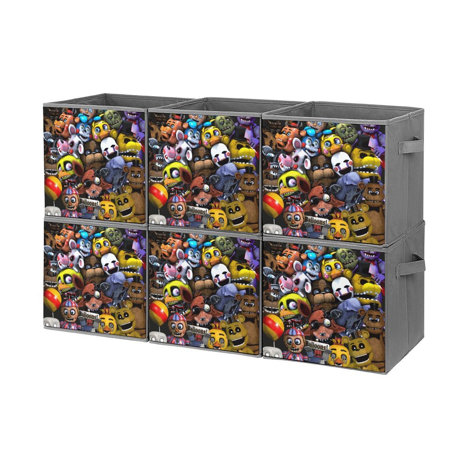 Five Nights at Freddy's Children's folding storage box 6PCS - Walmart.com