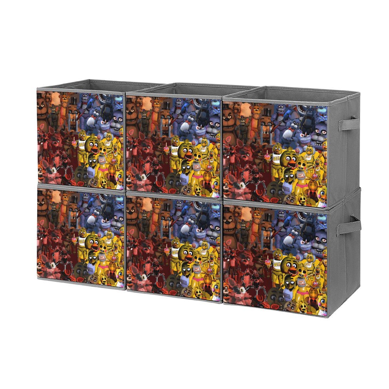 Five Nights at Freddy's Children's folding storage box 6PCS - Walmart.com