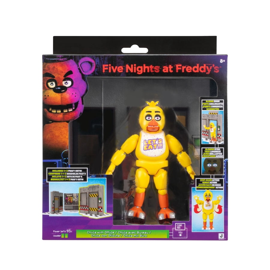 Five Nights at Freddy’s Classic Chica Office Set - 5-Inch Articulated ...