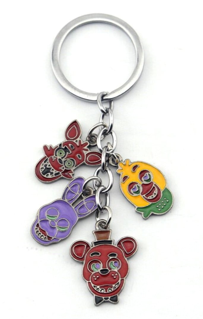 Five Nights at Freddy's Enamel Charms Keychain Keyring - Walmart.com