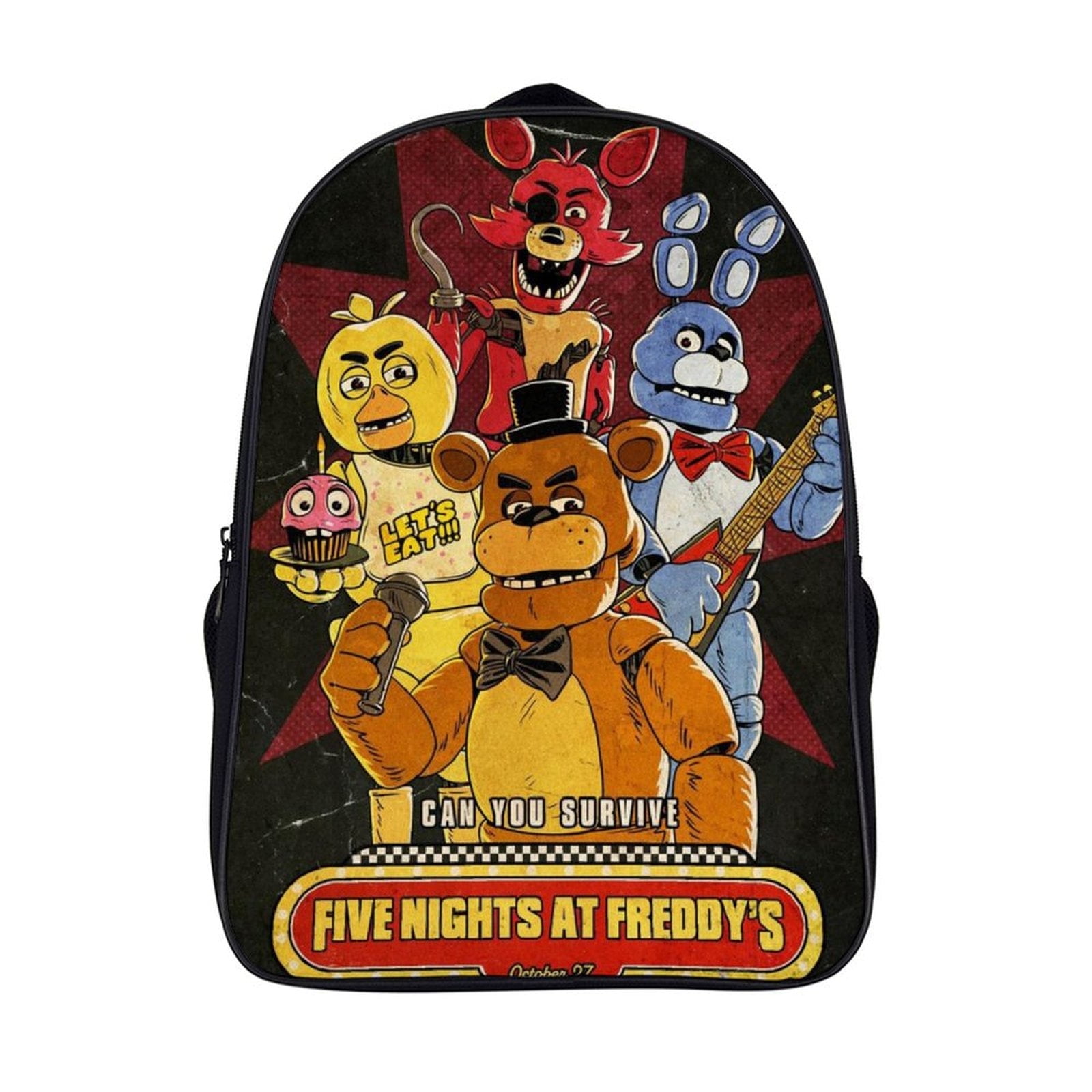 Five Nights at Freddy's FNAF 16 Inch Backpack with 2 Compartment, Large ...