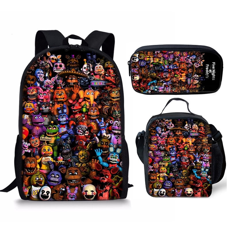 Five Nights at Freddy's FNAF Anime Backpack Women Laptop Backpacks ...
