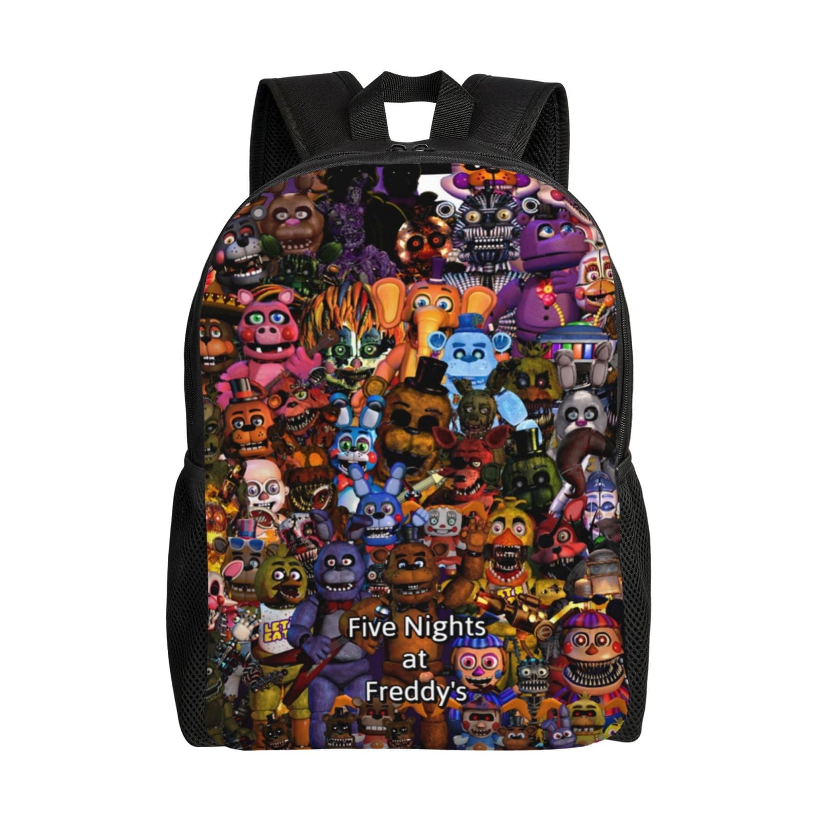 Five Nights at Freddy's FNAF Cute Backpack Yellow Withe Side Pokect ...