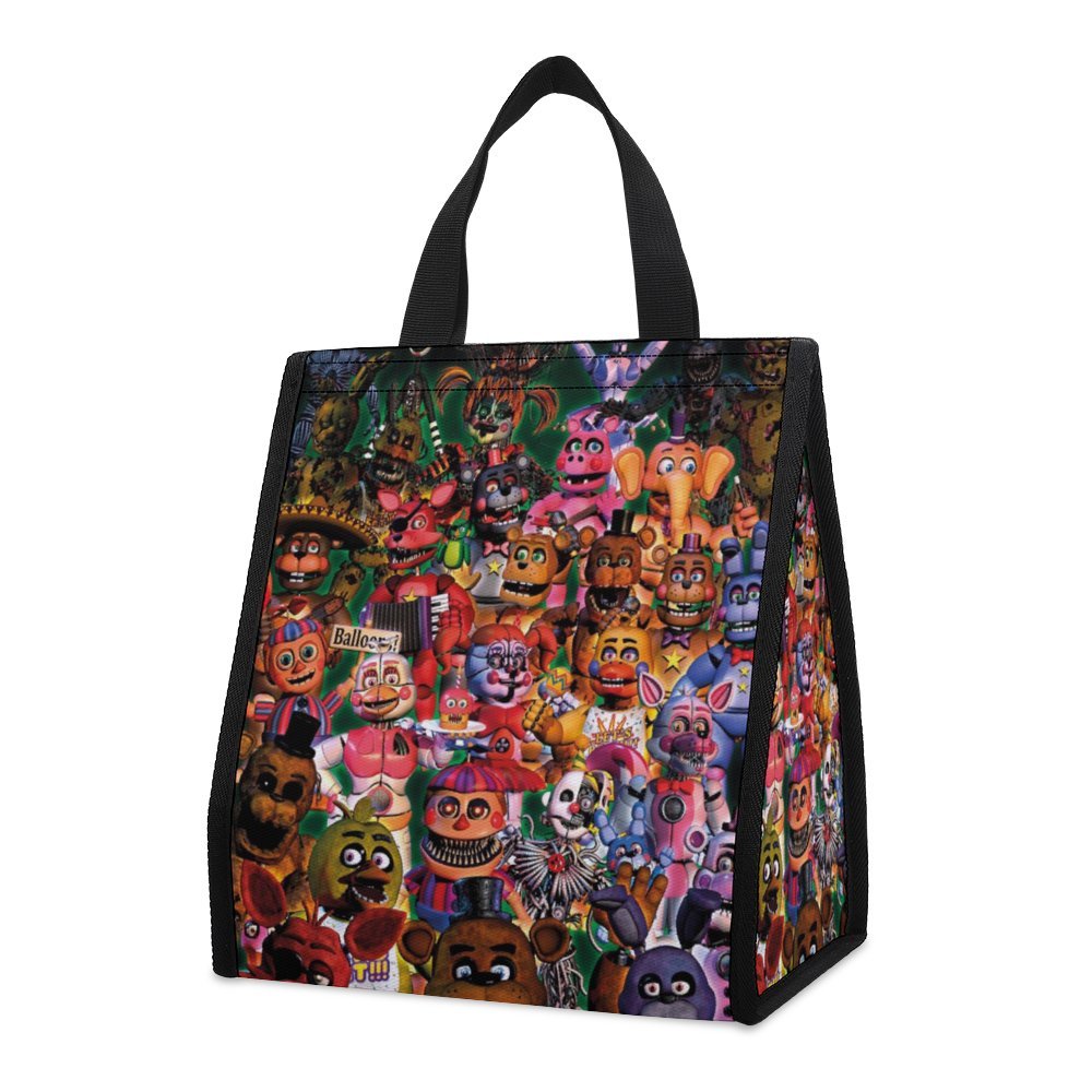 Five Nights at Freddy's FNAF Insulated Lunch Bag Cooler Bag Grocery ...