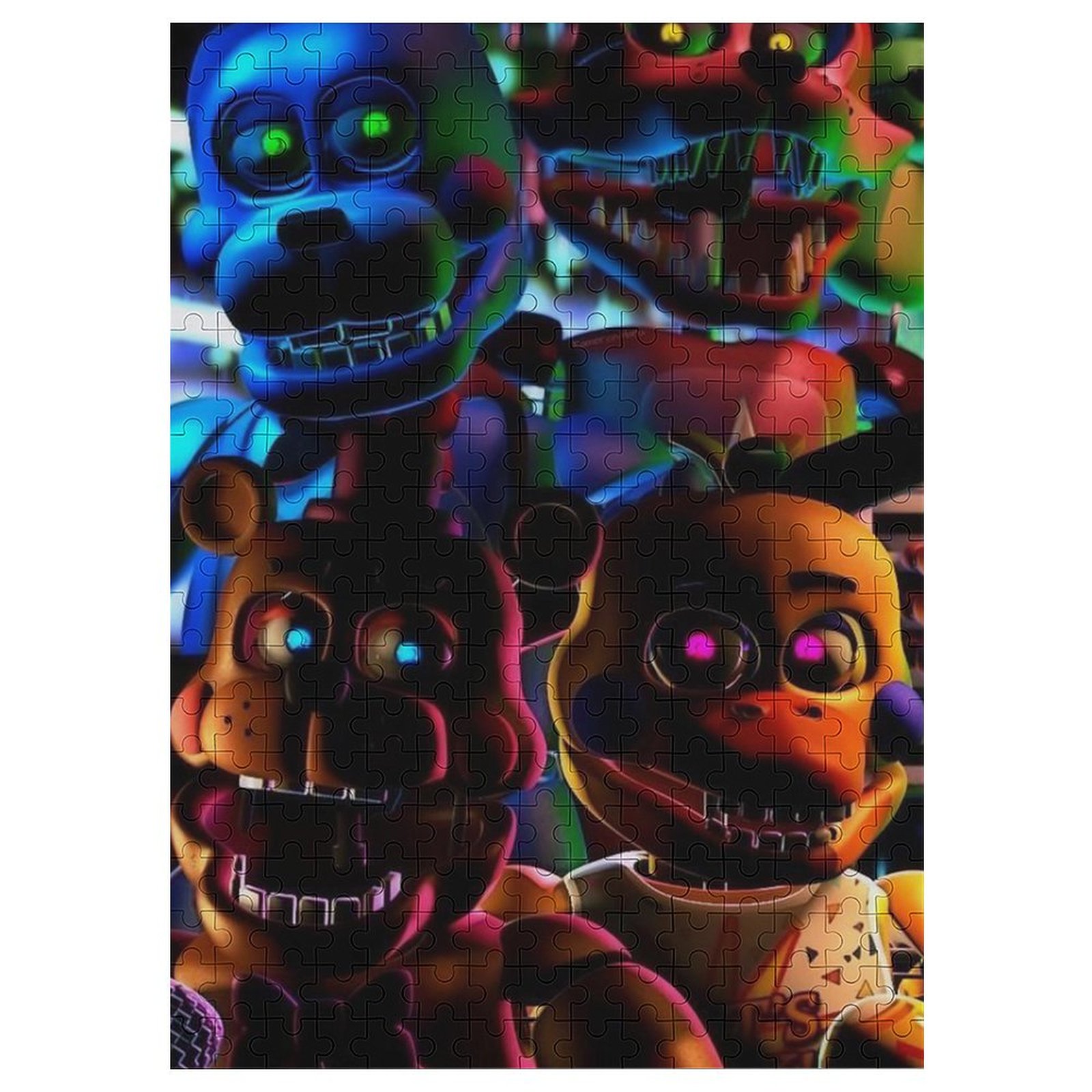 Five Nights at Freddy's FNAF Jigsaw Puzzle, Wood Puzzles Adult, 300 PCS Jigsaw Puzzle Perfect ...