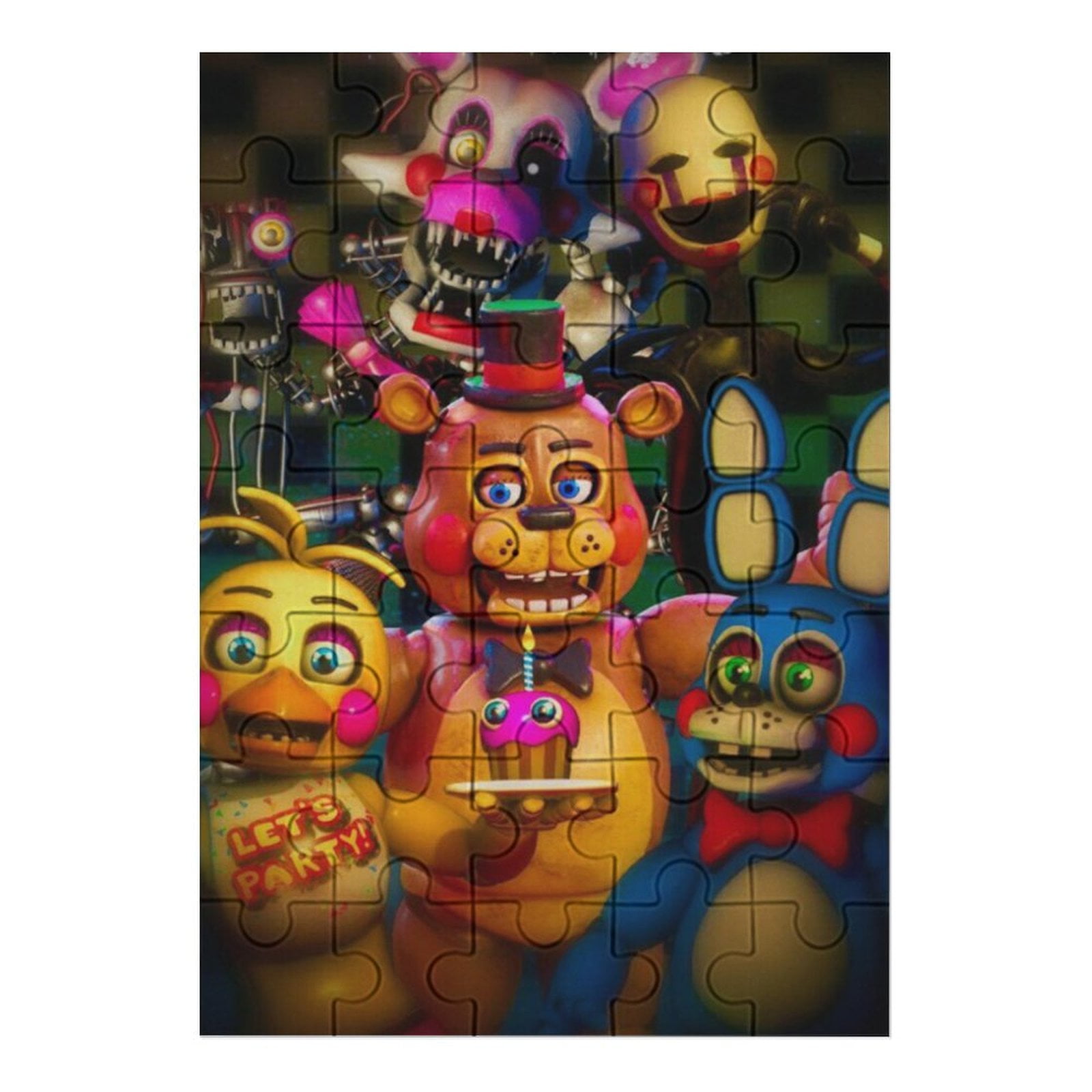 Five Nights at Freddy's FNAF Jigsaw Puzzle, Wood Puzzles Adult, 35 PCS ...