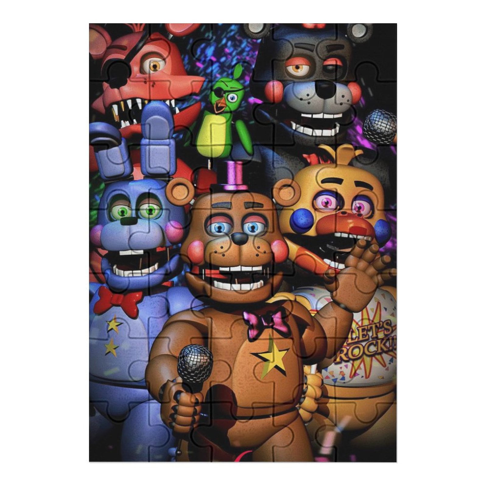 Five Nights at Freddy's FNAF Jigsaw Puzzle, Wood Puzzles Adult, 35 PCS Jigsaw Puzzle Perfect for ...