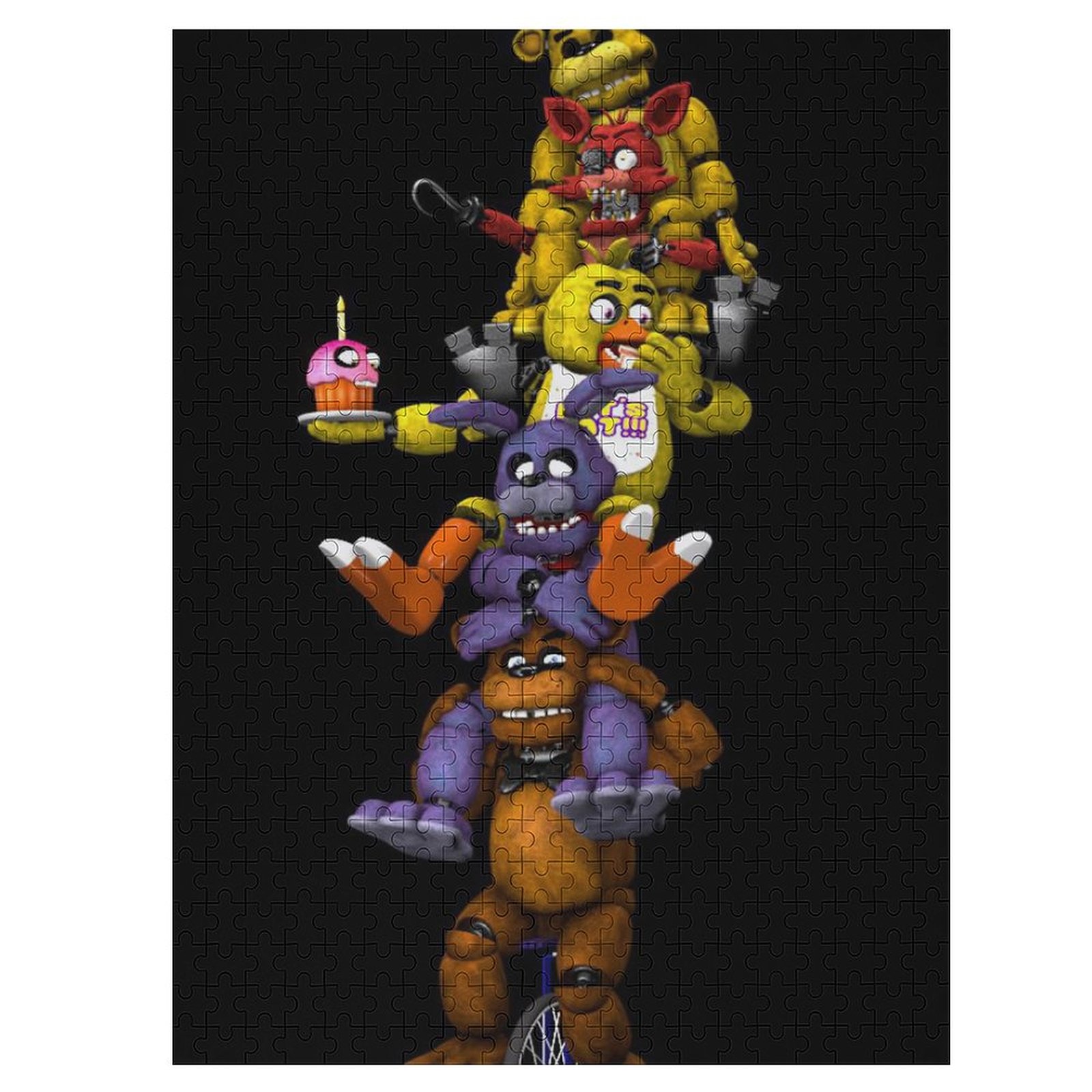 Five Nights at Freddy's FNAF Jigsaw Puzzle, Wood Puzzles Adult, 500 PCS Jigsaw Puzzle Perfect ...