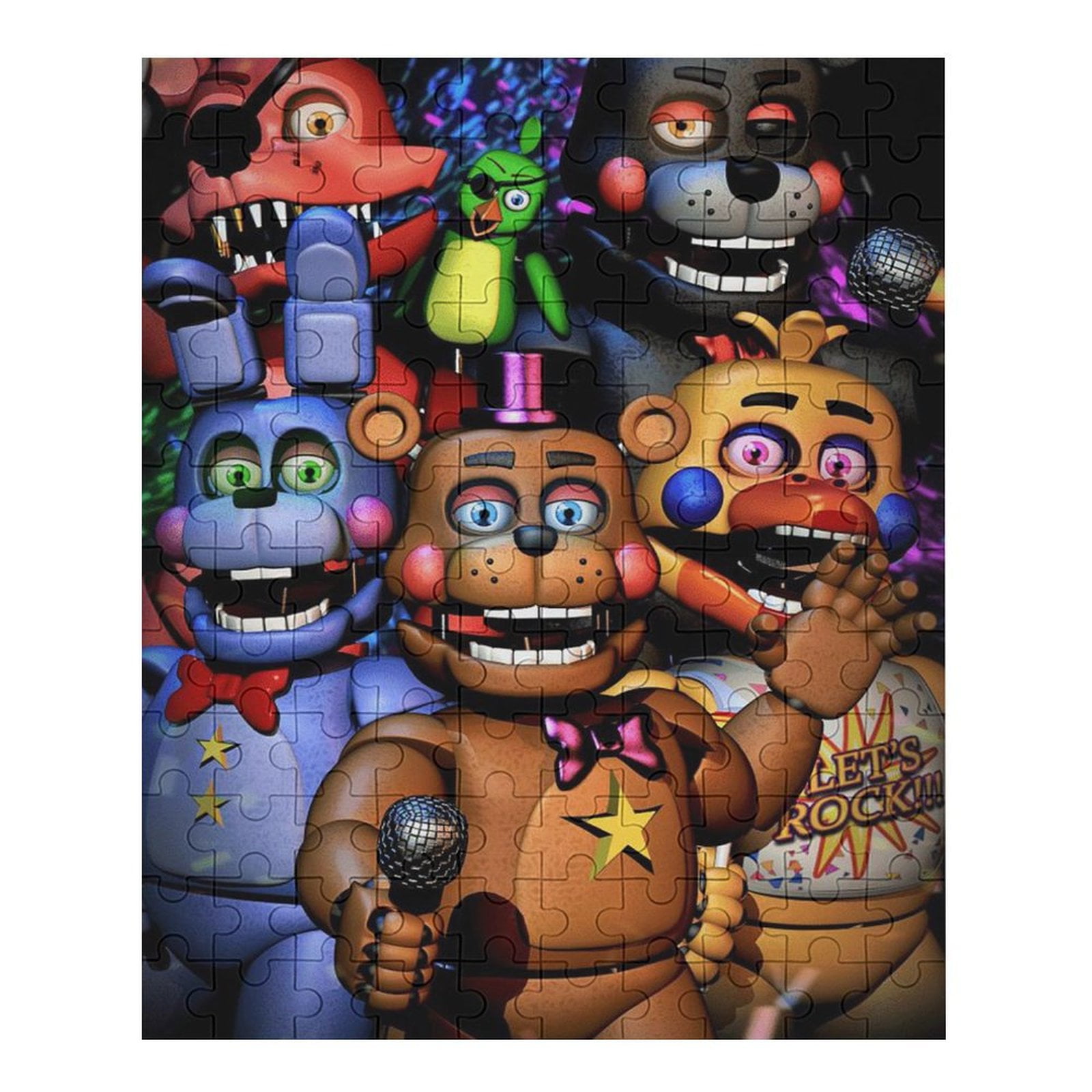 Five Nights at Freddy's FNAF Jigsaw Puzzle, Wood Puzzles Adult, 70 PCS ...