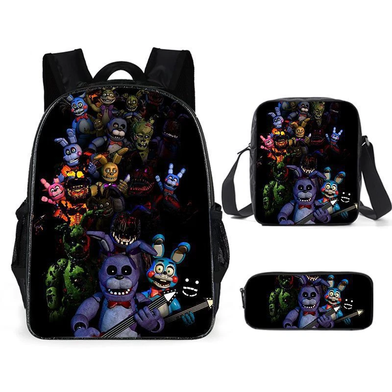 Five Nights at Freddy's FNAF Laptop Backpack Durable University ...