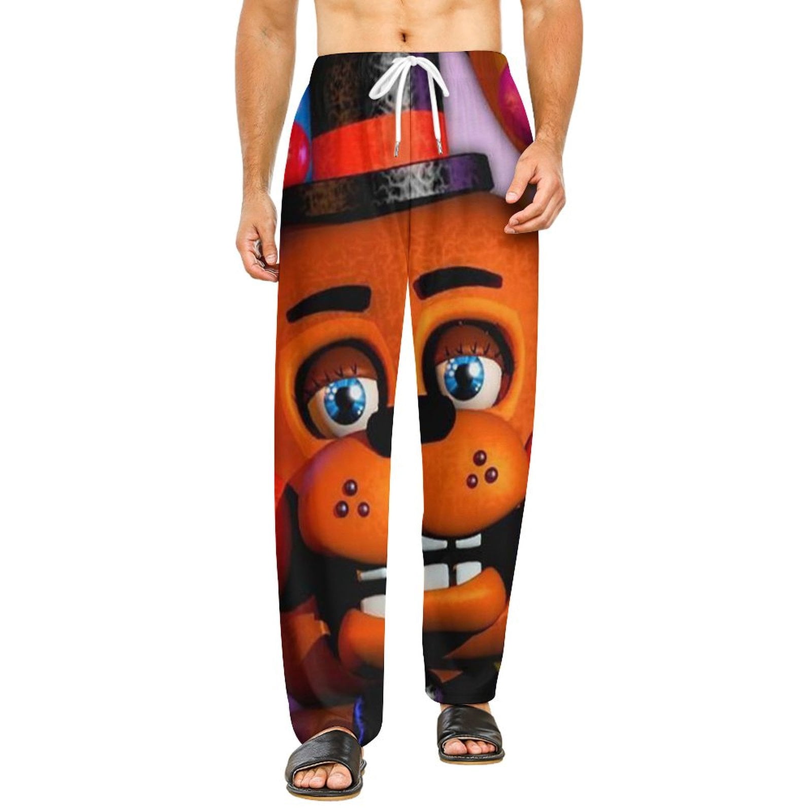 Five Nights at Freddy's FNAF Pajamas Pants 3D Printing Wide Leg PJ Pant ...