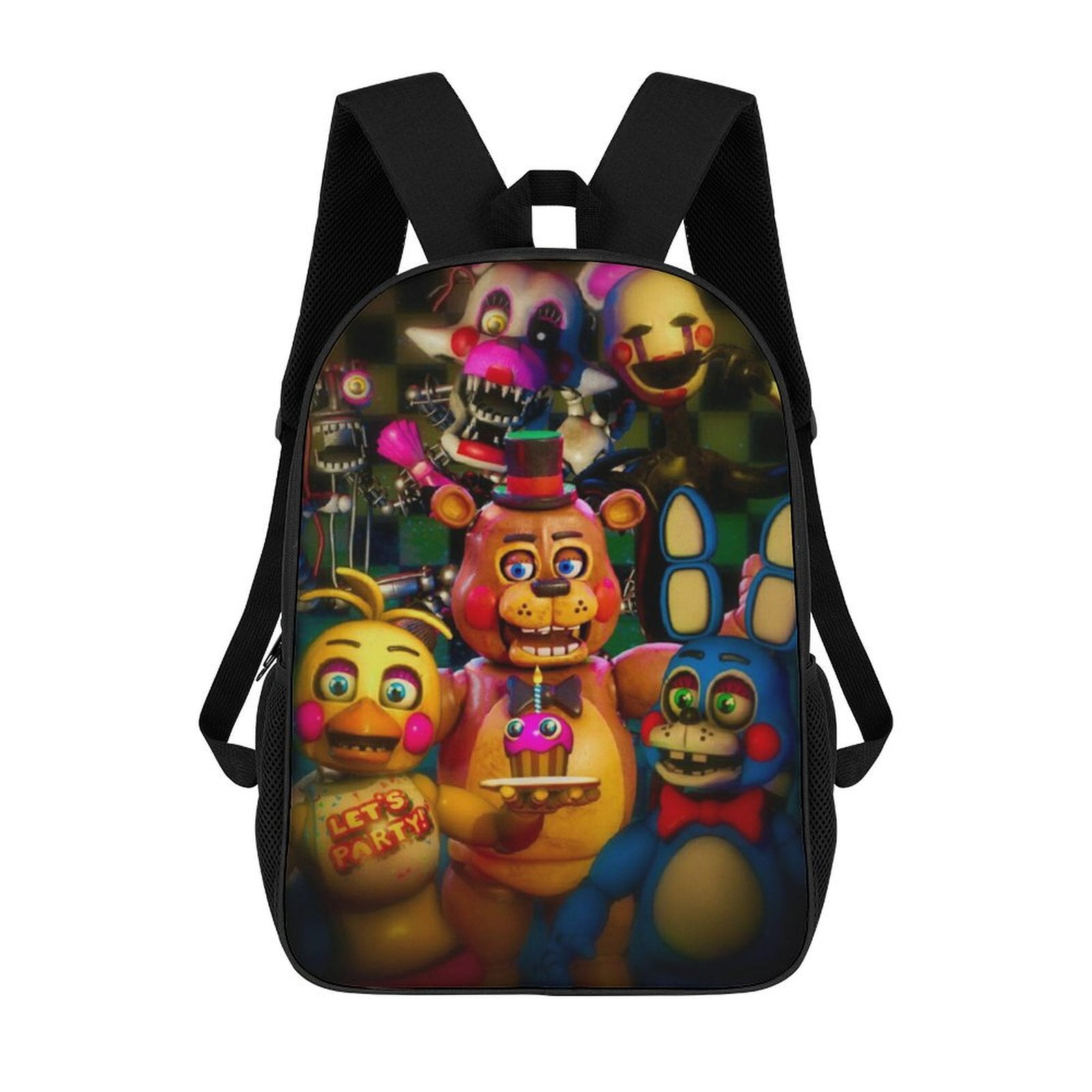 Five Nights at Freddy's FNAF Printed Backpack 17 Inch Shoulder Backpack ...