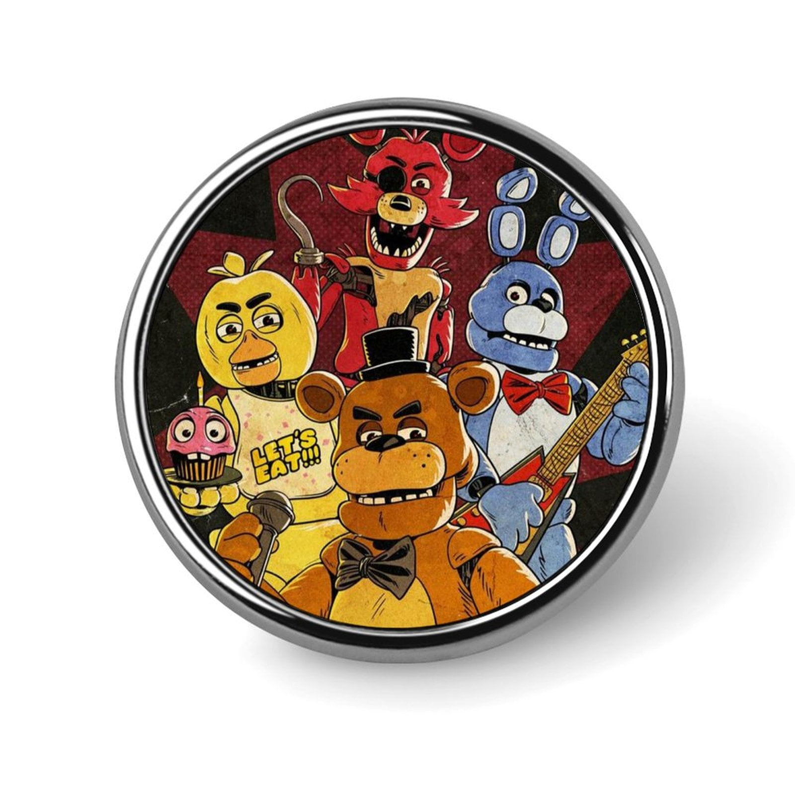 Five Nights at Freddy's FNAF Round Badge Printed Decorative Button ...