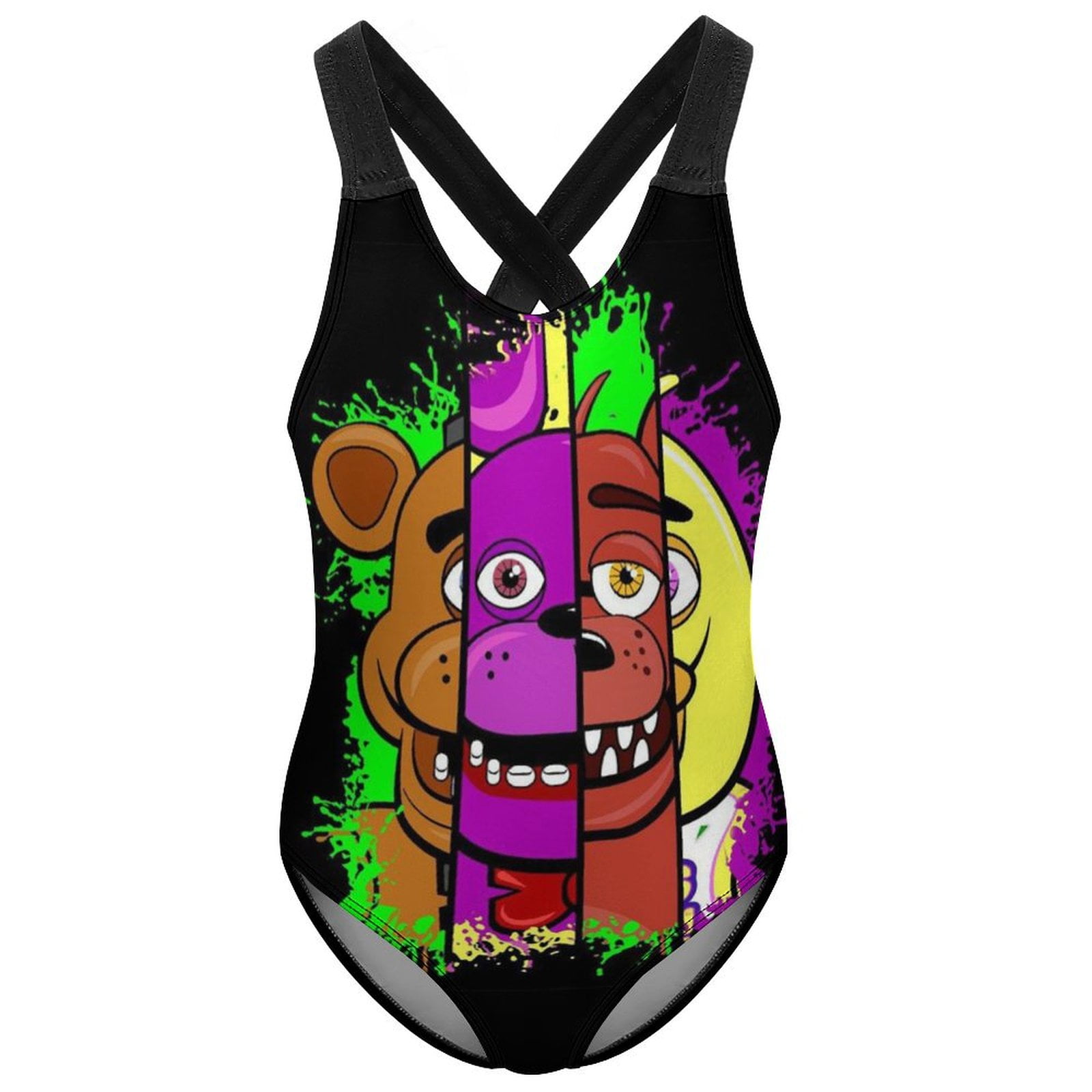 Five Nights at Freddy's FNAF Swimwear Kids' One-Piece Swimsuit Quick ...
