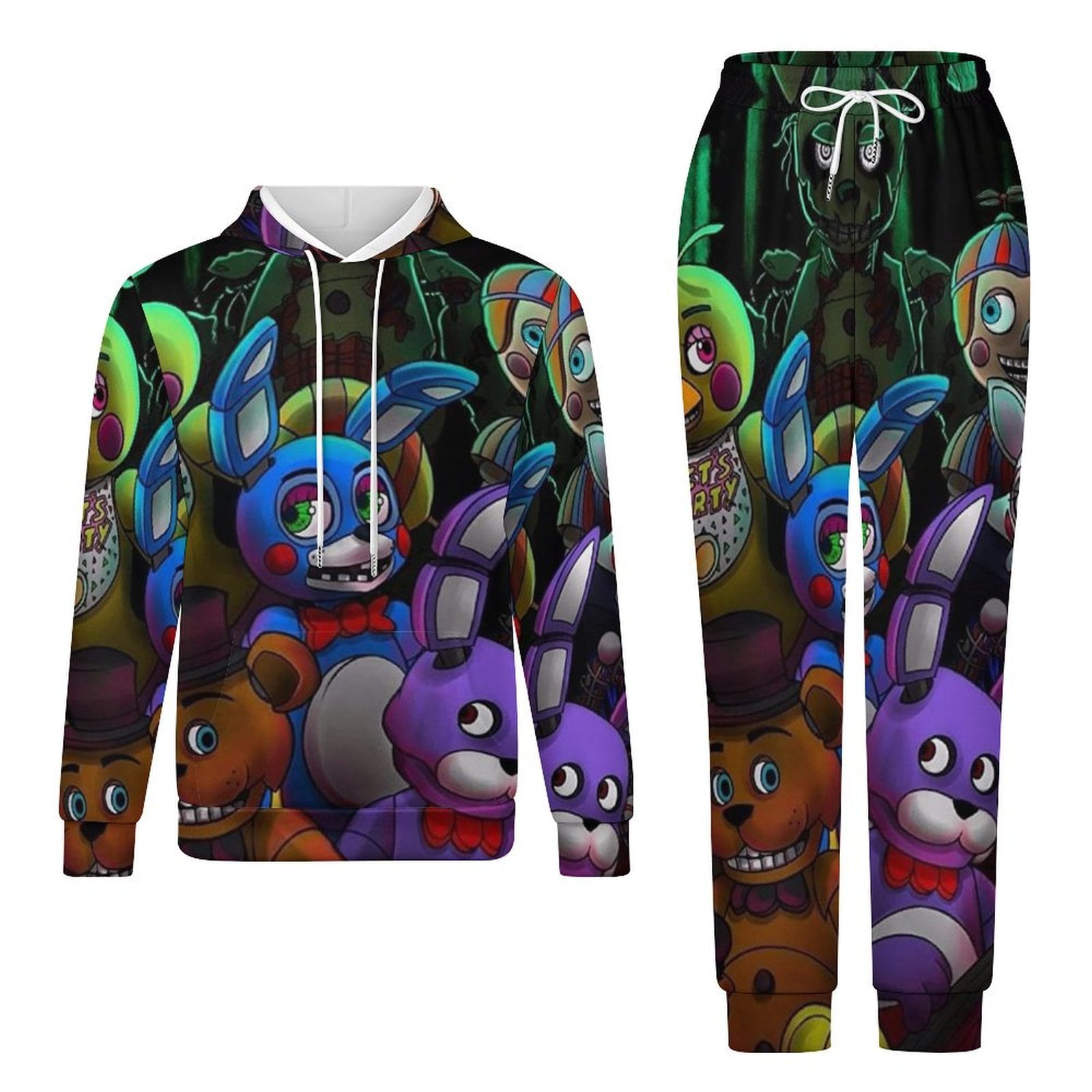 Five Nights at Freddy's FNAF Unisex Adult Sweatsuits Hoodie ...