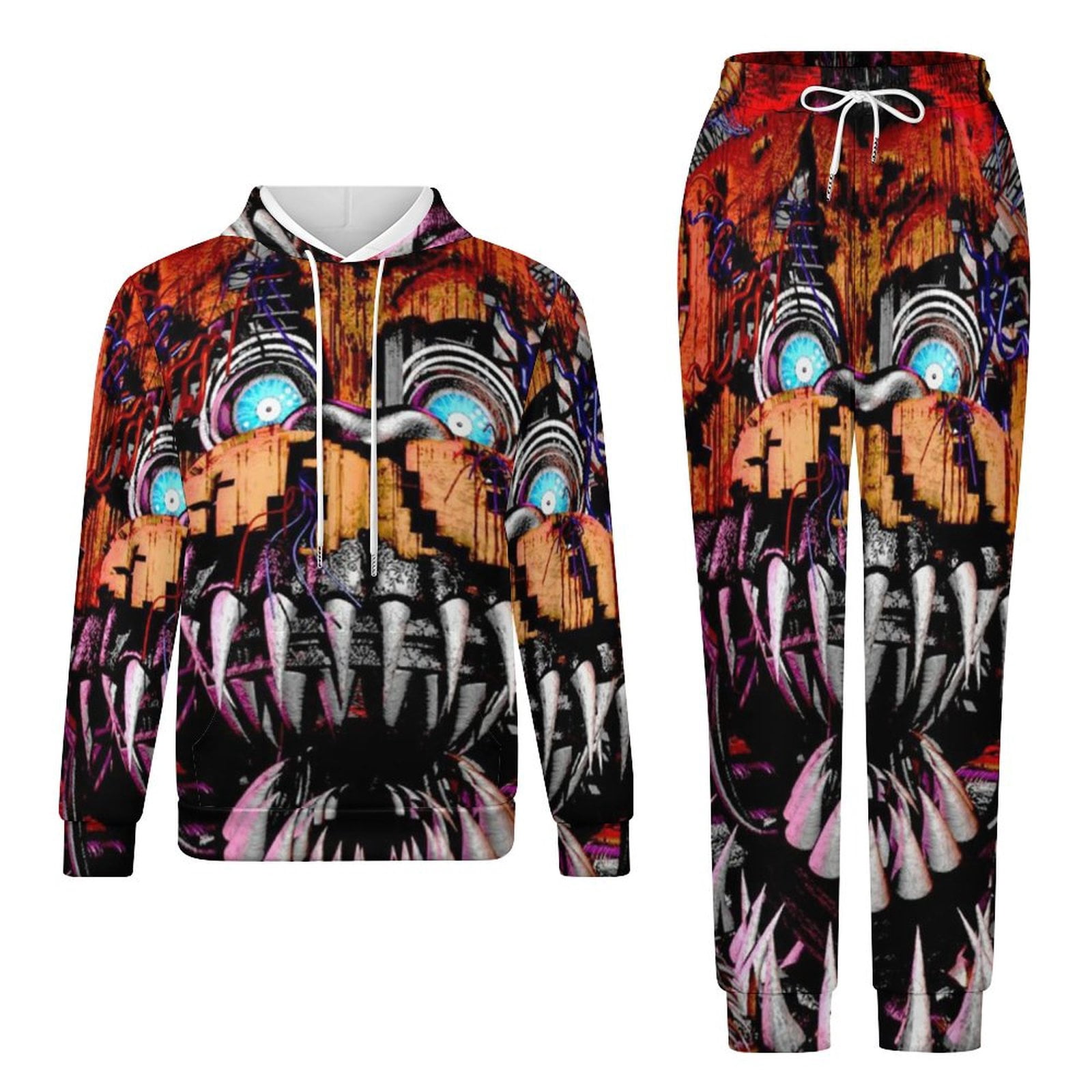 Five Nights at Freddy's FNAF Unisex Adult Sweatsuits Hoodie ...