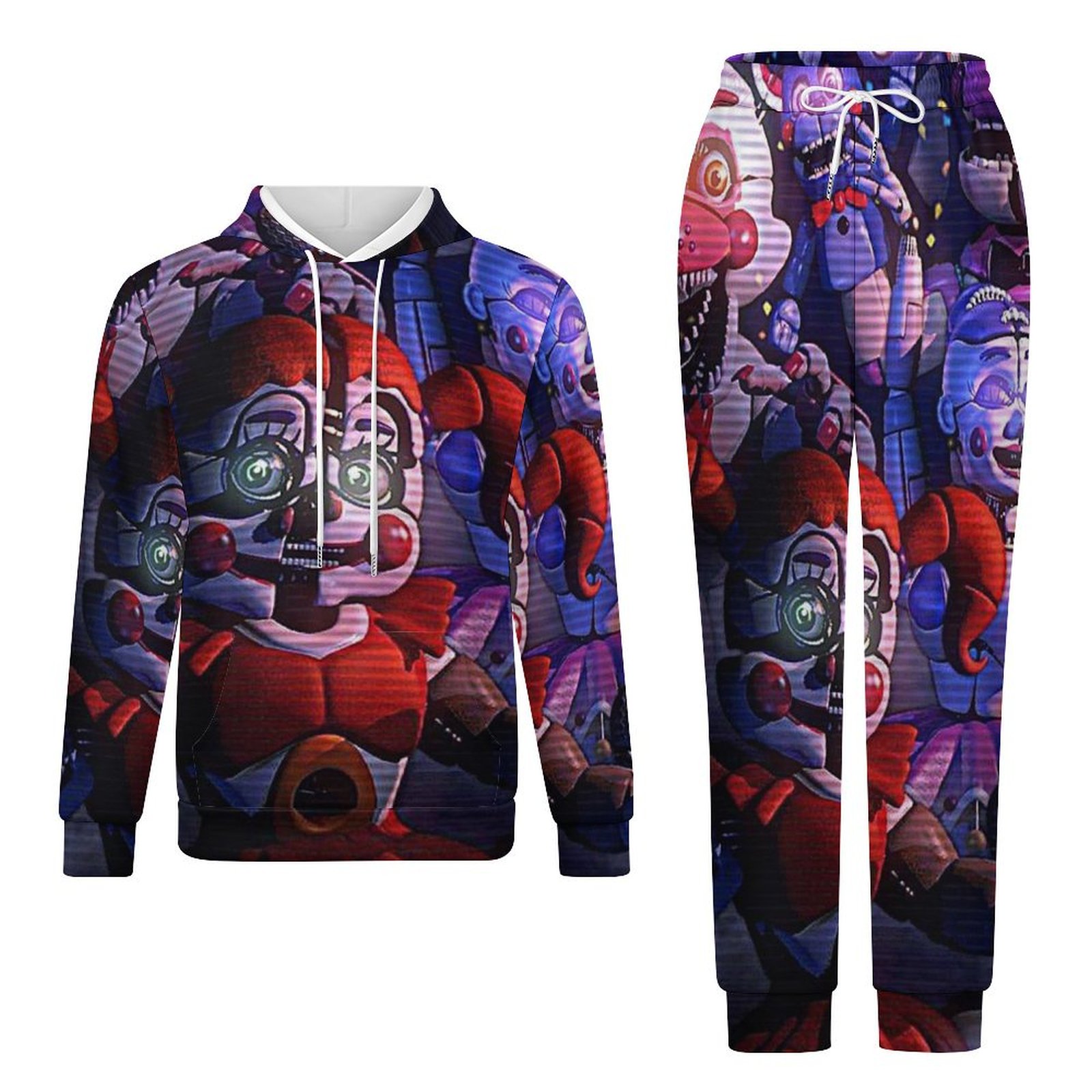 Five Nights at Freddy's FNAF Unisex Adult Sweatsuits Hoodie ...