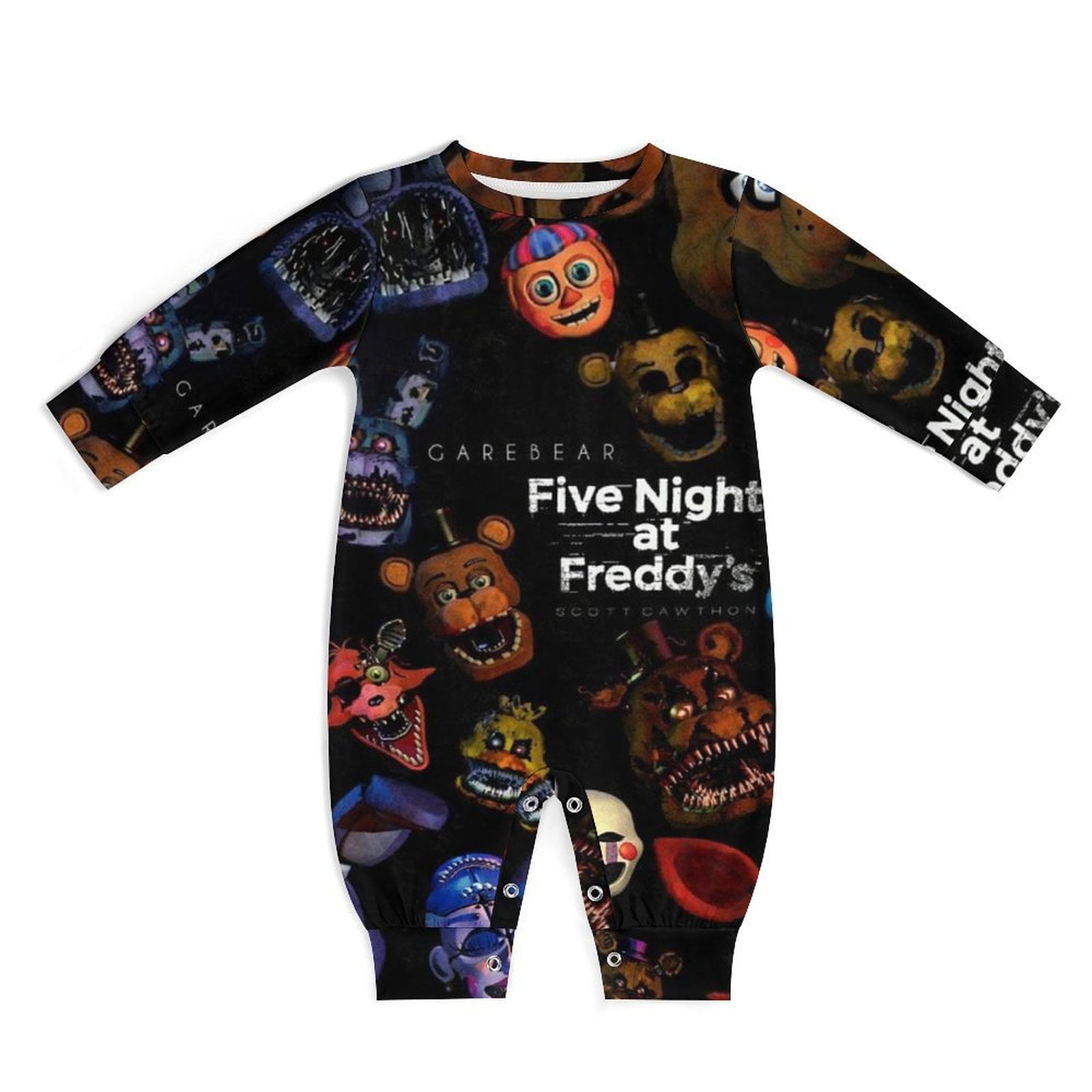Five Nights at Freddy's FNAF Unisex Baby Boy Girl Rompers Long Sleeve ...