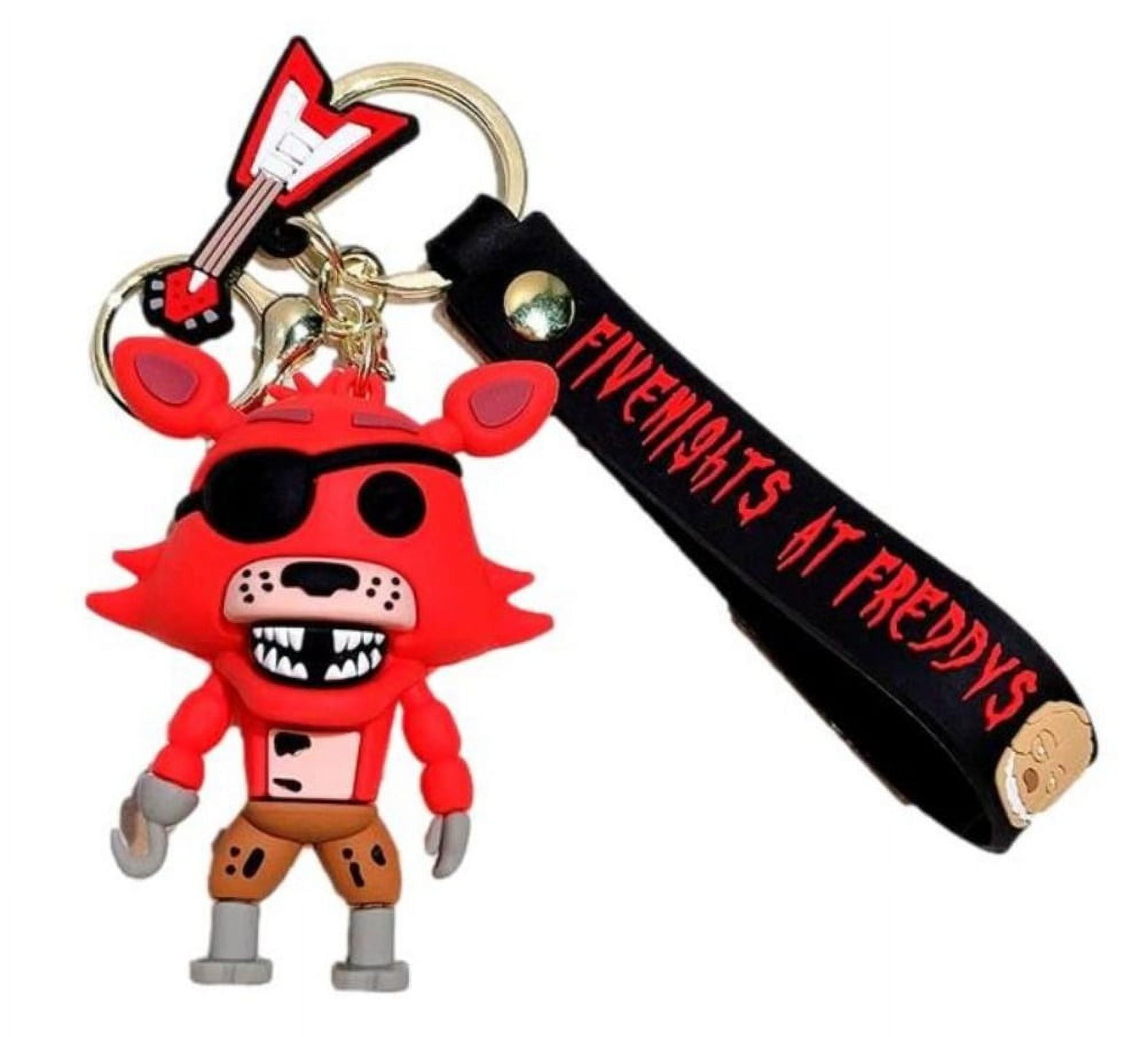 Five Nights at Freddy's Foxy 3D Silicone Charm Keychain Keyring ...