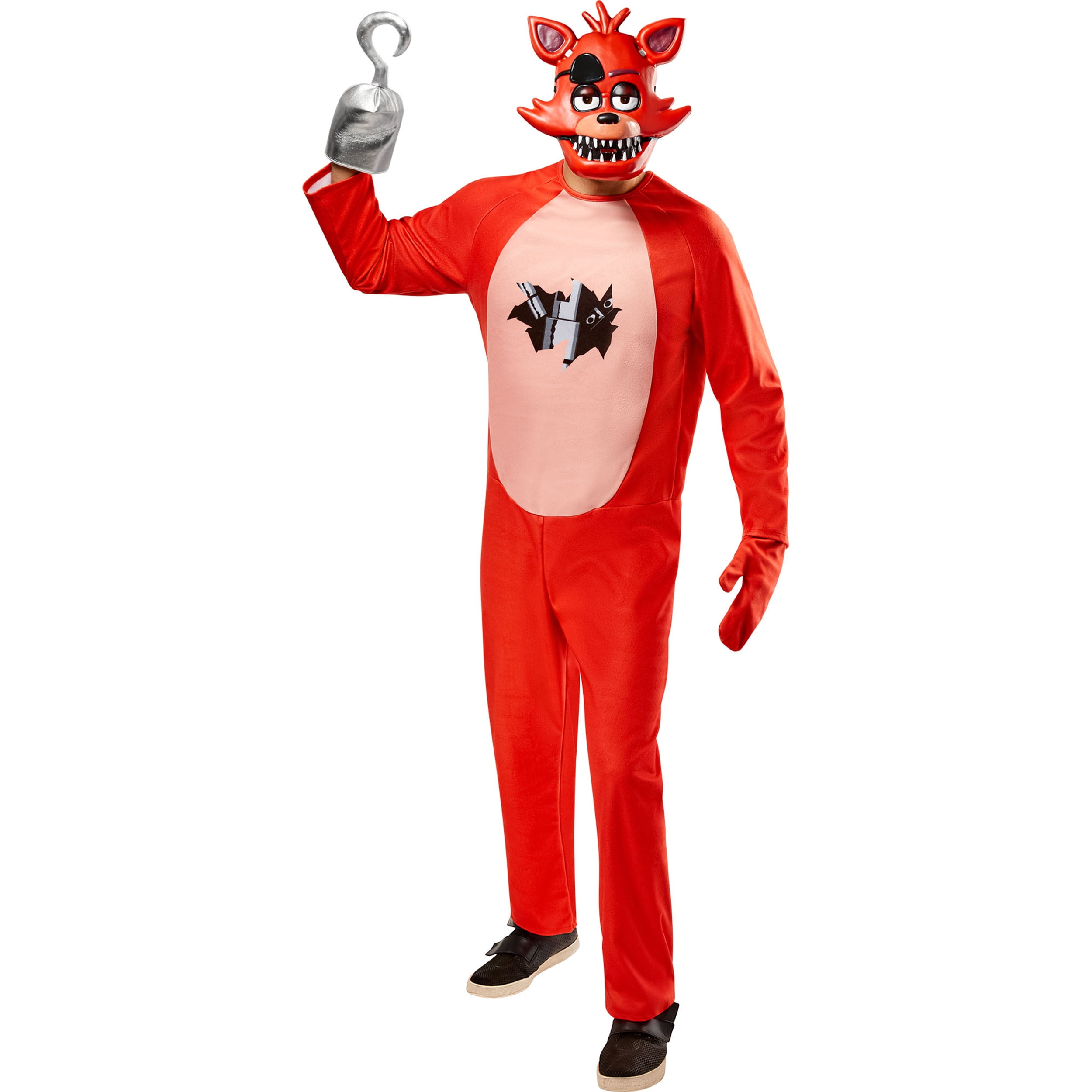 Five Nights at Freddy's Foxy Costume for Adults by Rubies, Men's Large ...
