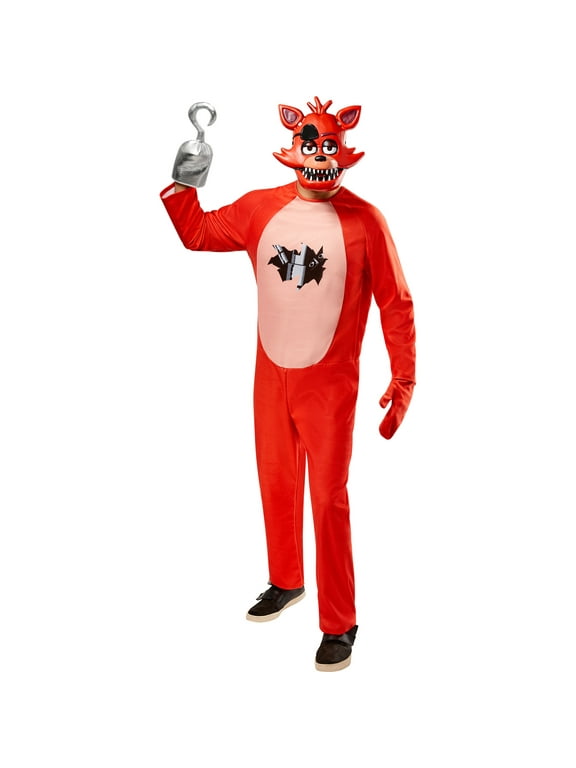 FNAF Five Nights At Freddys Deluxe Foxy Costume for Kids - Fazbear ...