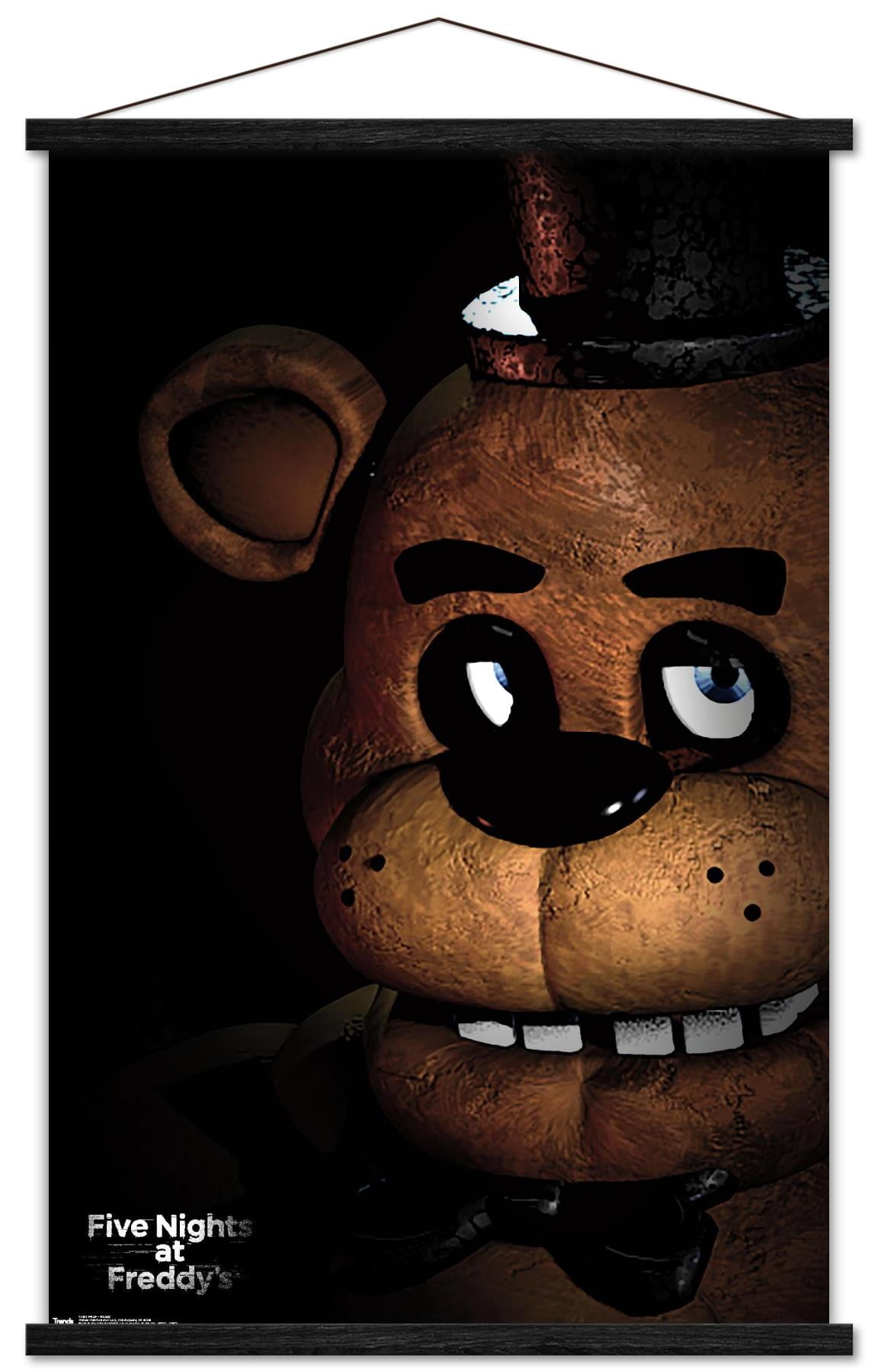 Five Nights at Freddy's - Freddy Wall Poster with Wooden Magnetic Frame ...