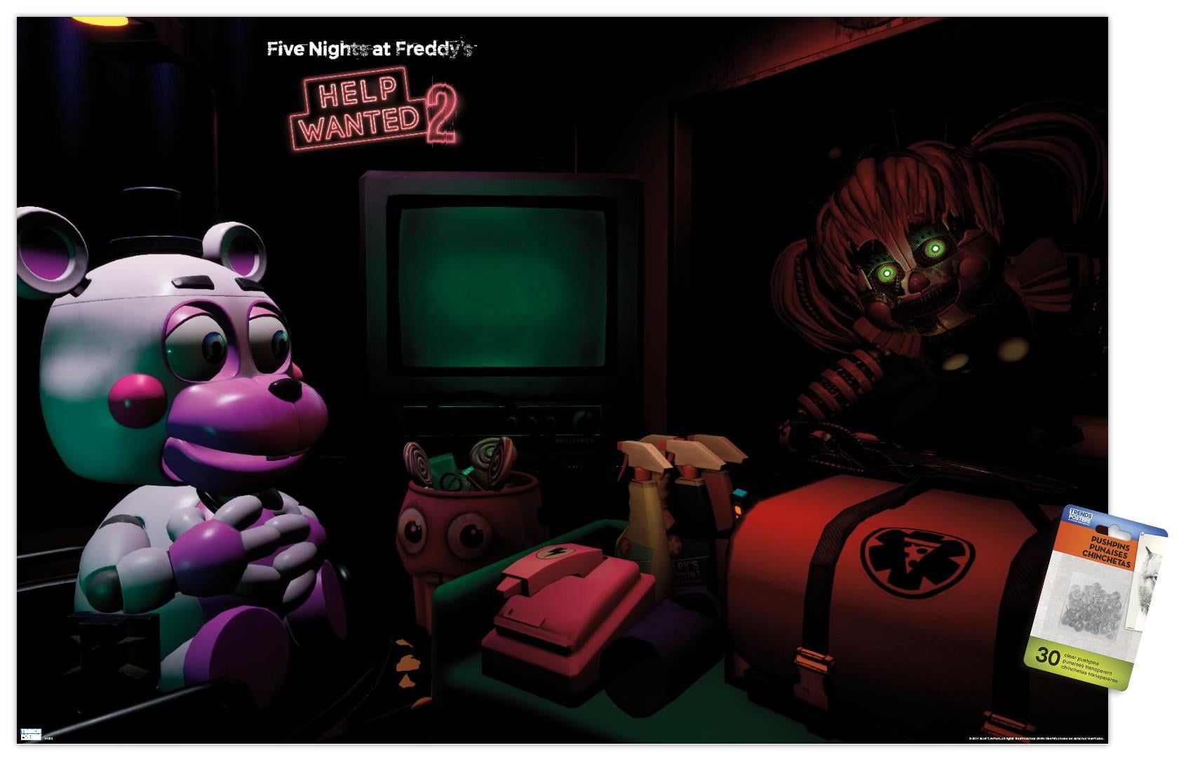 Five Nights at Freddy's: Help Wanted 2 - First Aid Wall Poster with ...