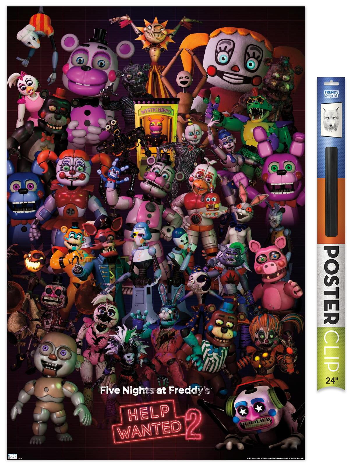 Five Nights at Freddy's: Help Wanted 2 - Group Wall Poster, 22.375" x ...