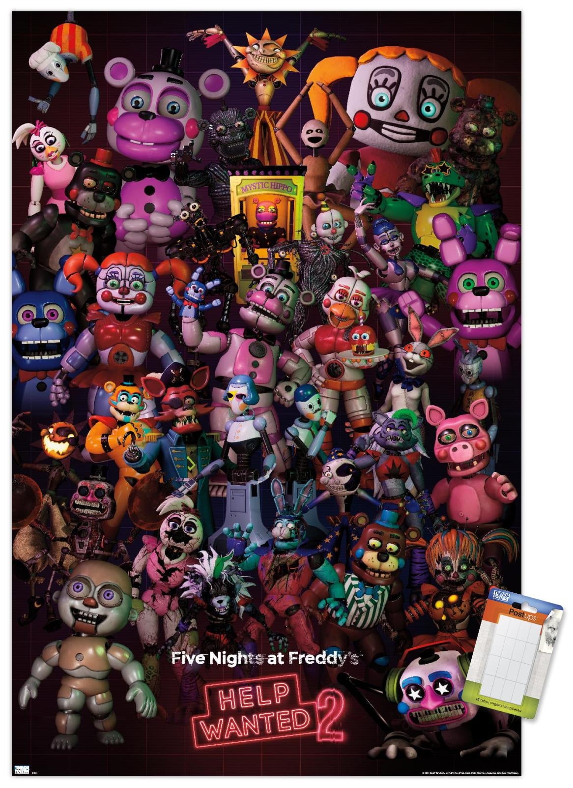 Five Nights at Freddy's: Help Wanted 2 - Group Wall Poster, 22.375" x ...