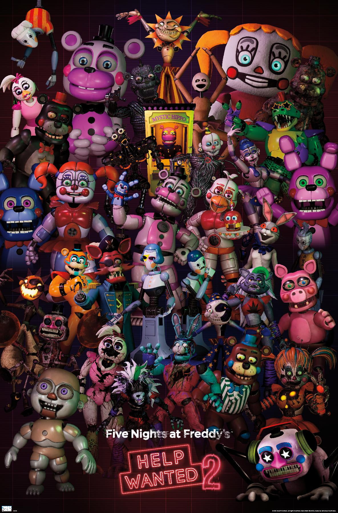 Five Nights at Freddy's: Help Wanted 2 - Group Wall Poster, 22.375" x ...