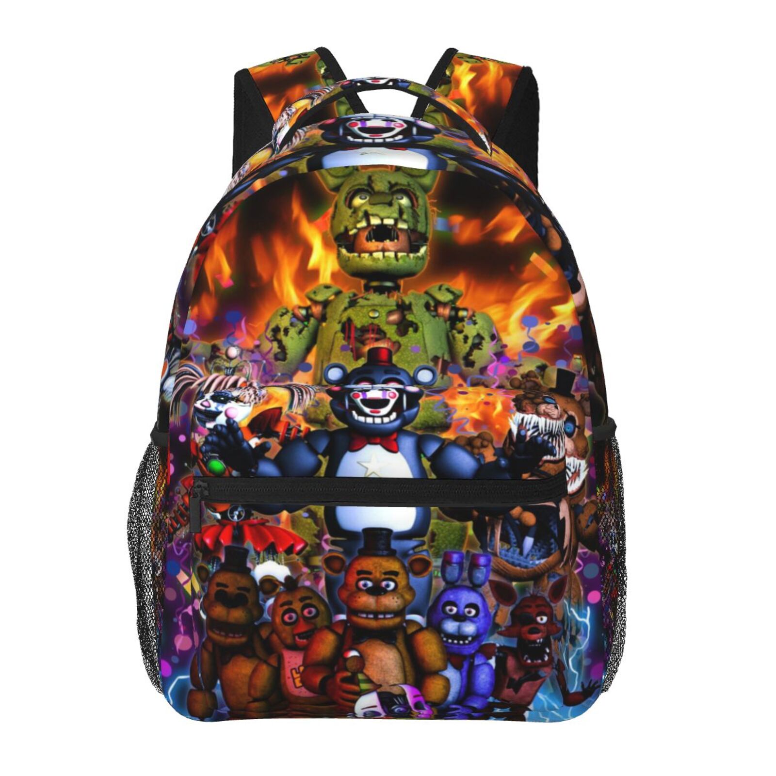 Five Nights at Freddy's Horror Casual Backpack Schoolbag Large Capacity ...