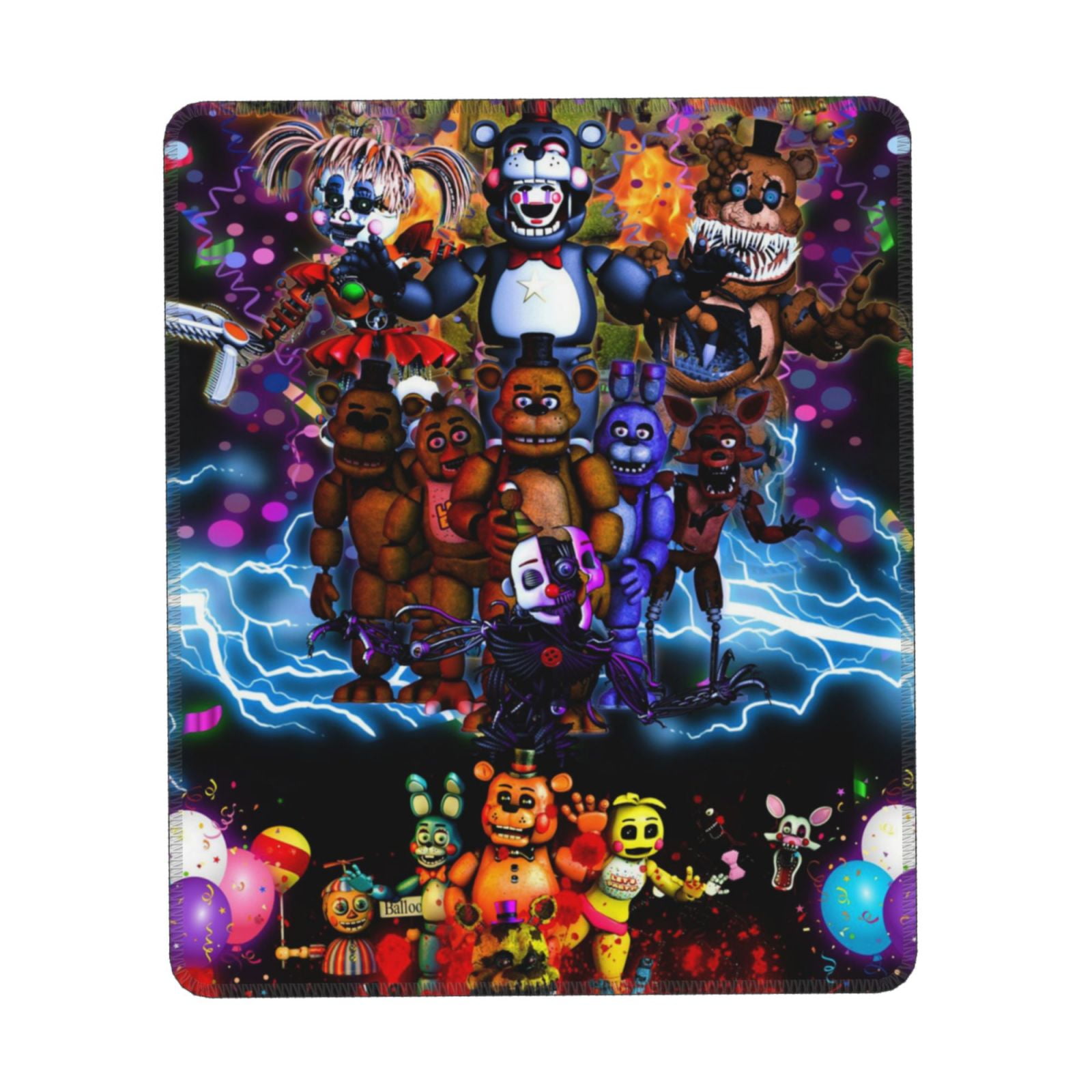 Five Nights at Freddy's Horror Mouse Pad Non-Slip Rubber Base Mousepad ...