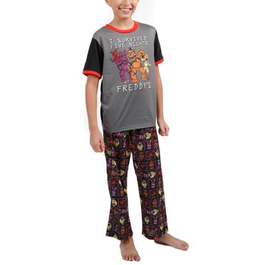 Five Nights at Freddy's FNAF Pajamas - Freddy Fazbear's Pizza Plushy ...
